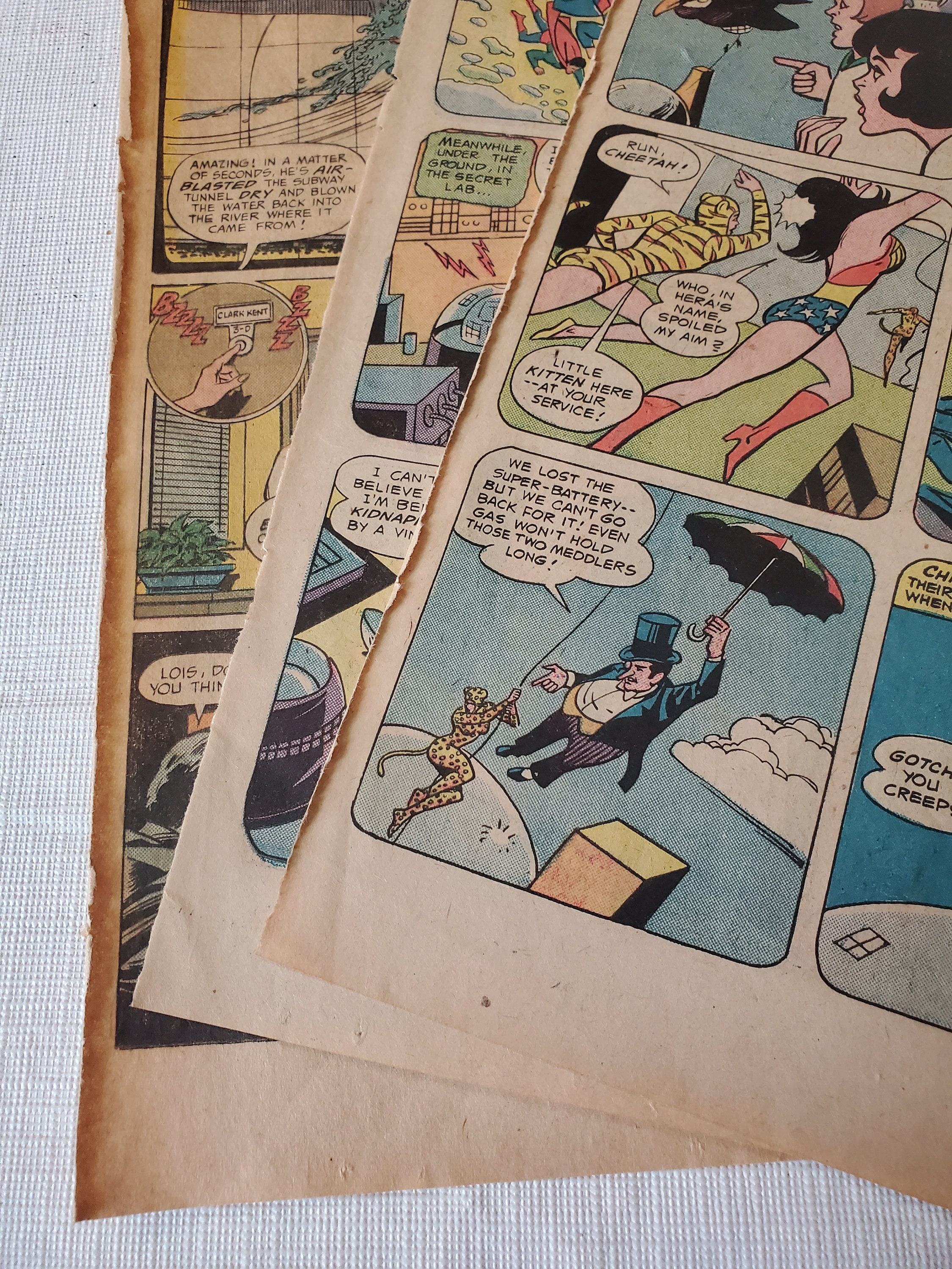 Vintage Comic Book Pages - Etsy