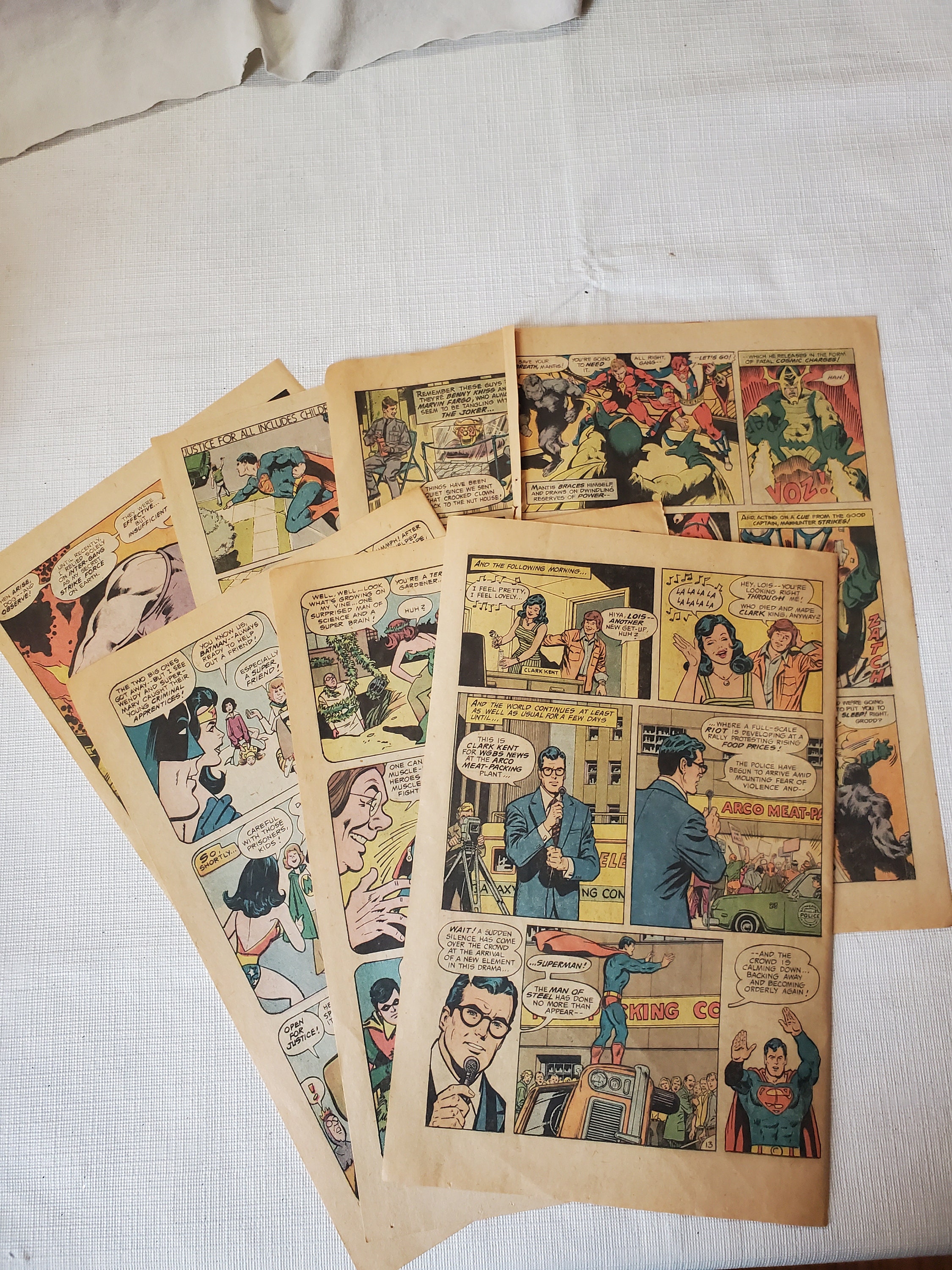 Vintage Comic Book Pages - Etsy