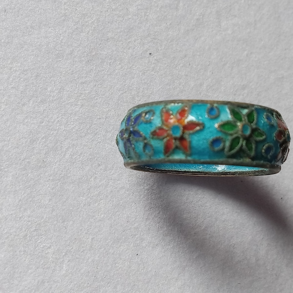 Cloisonne Ring - Etsy