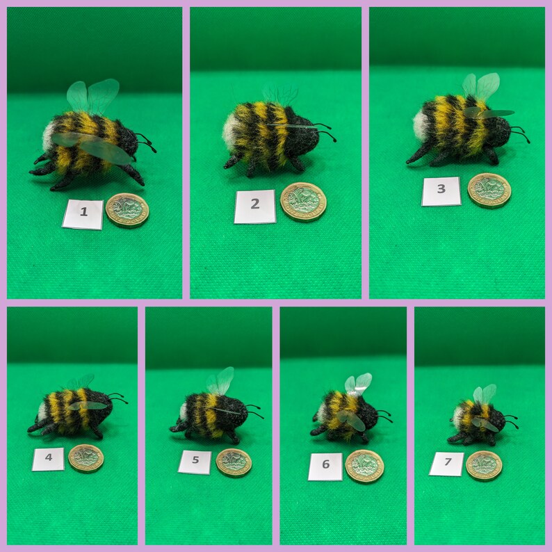 Cute Bee Needle Felted Bumblebee - Etsy UK