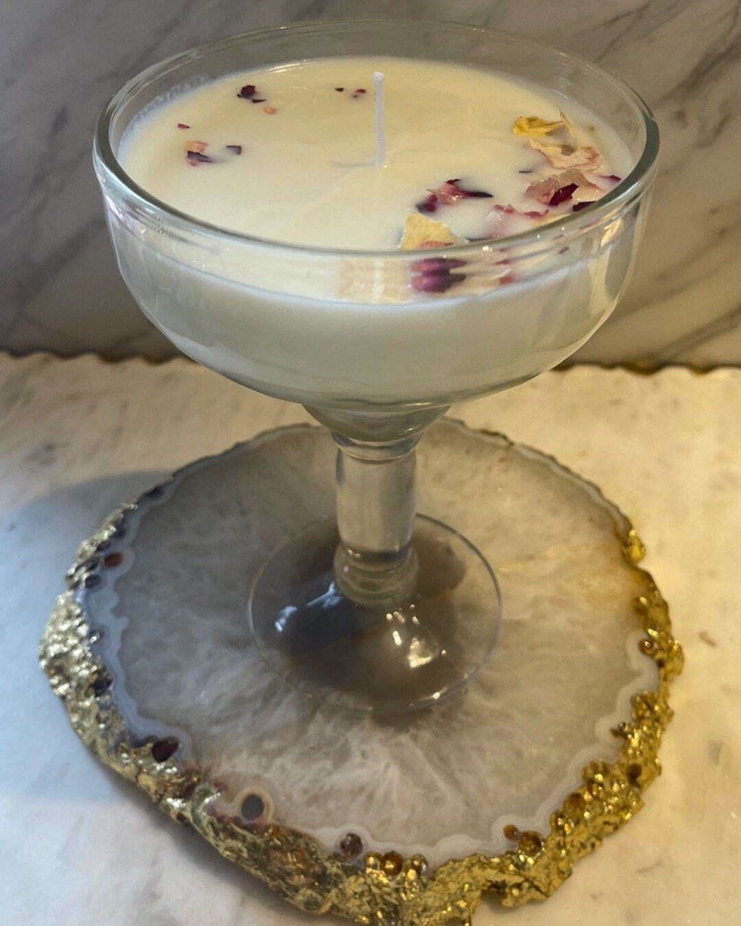 Champagne Rose Scented 13.5 Oz Hand Poured Candle - Etsy