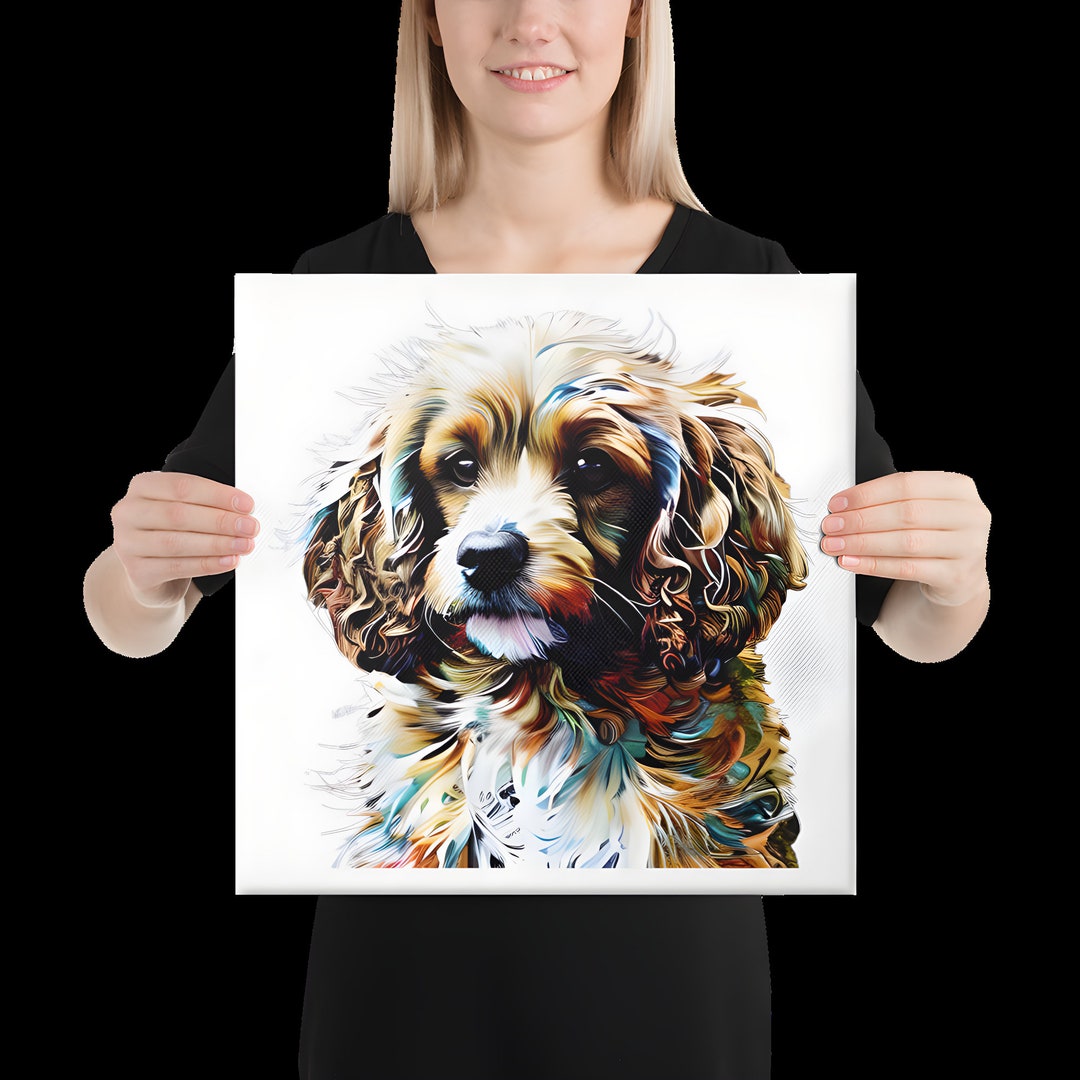 Canvas Wall Art Cavapoo Multicolour Collection[season 2] - Etsy