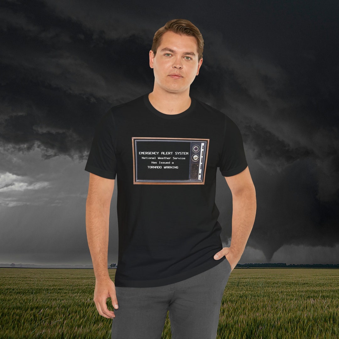 Tornado Warning Alert Storm Chaser Weather Tee - Etsy