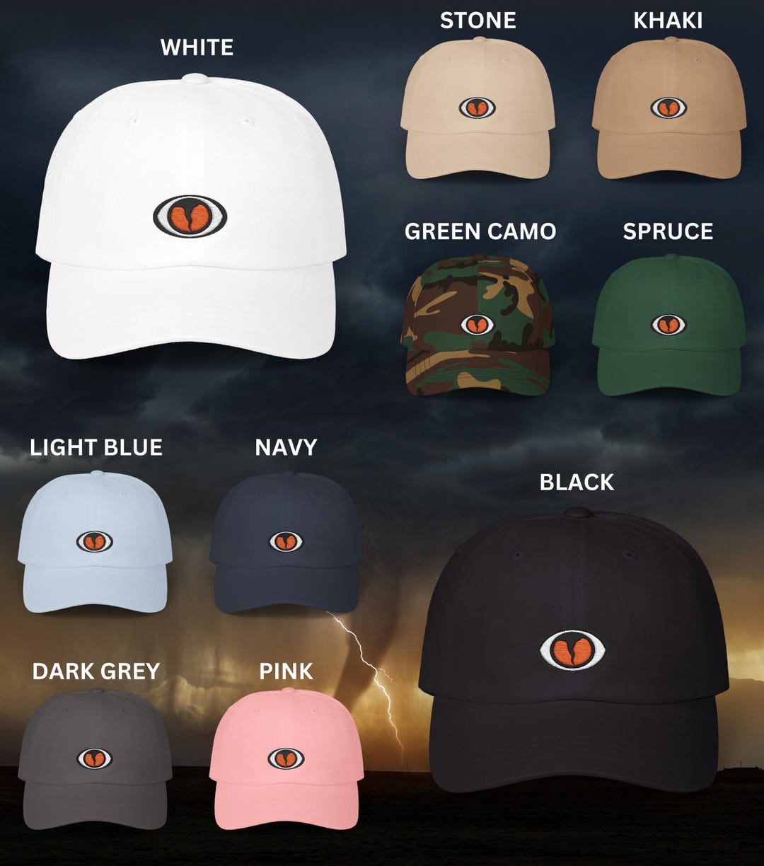 Skywarn Embroidered Dad Hat - Storm Spotter Cap - Weather Enthusiast ...