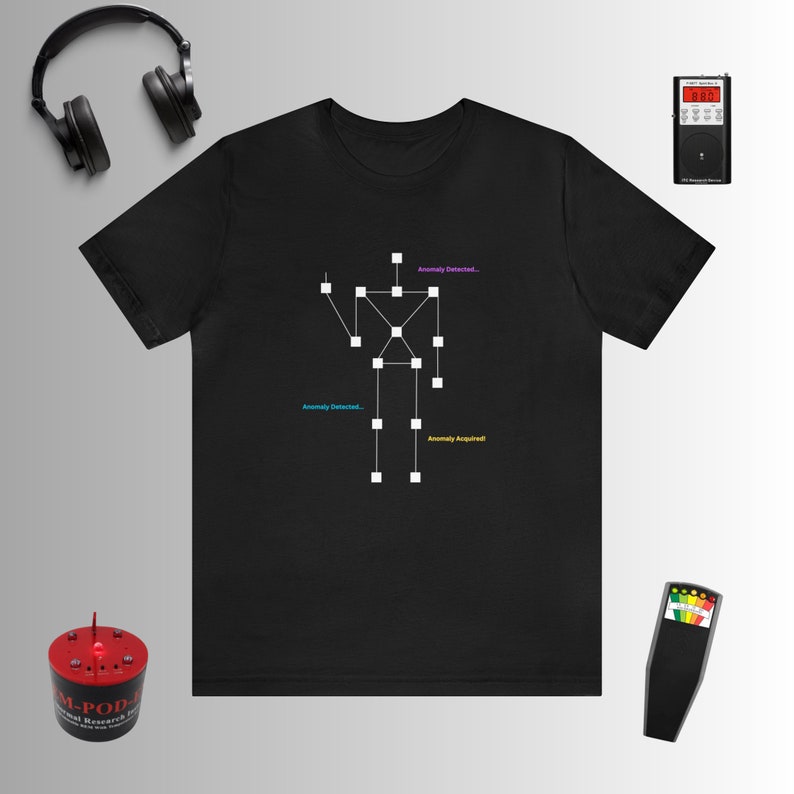 SLS Anomaly Detected Middle Finger T Shirt Ghost Hunting Tee Paranormal ...