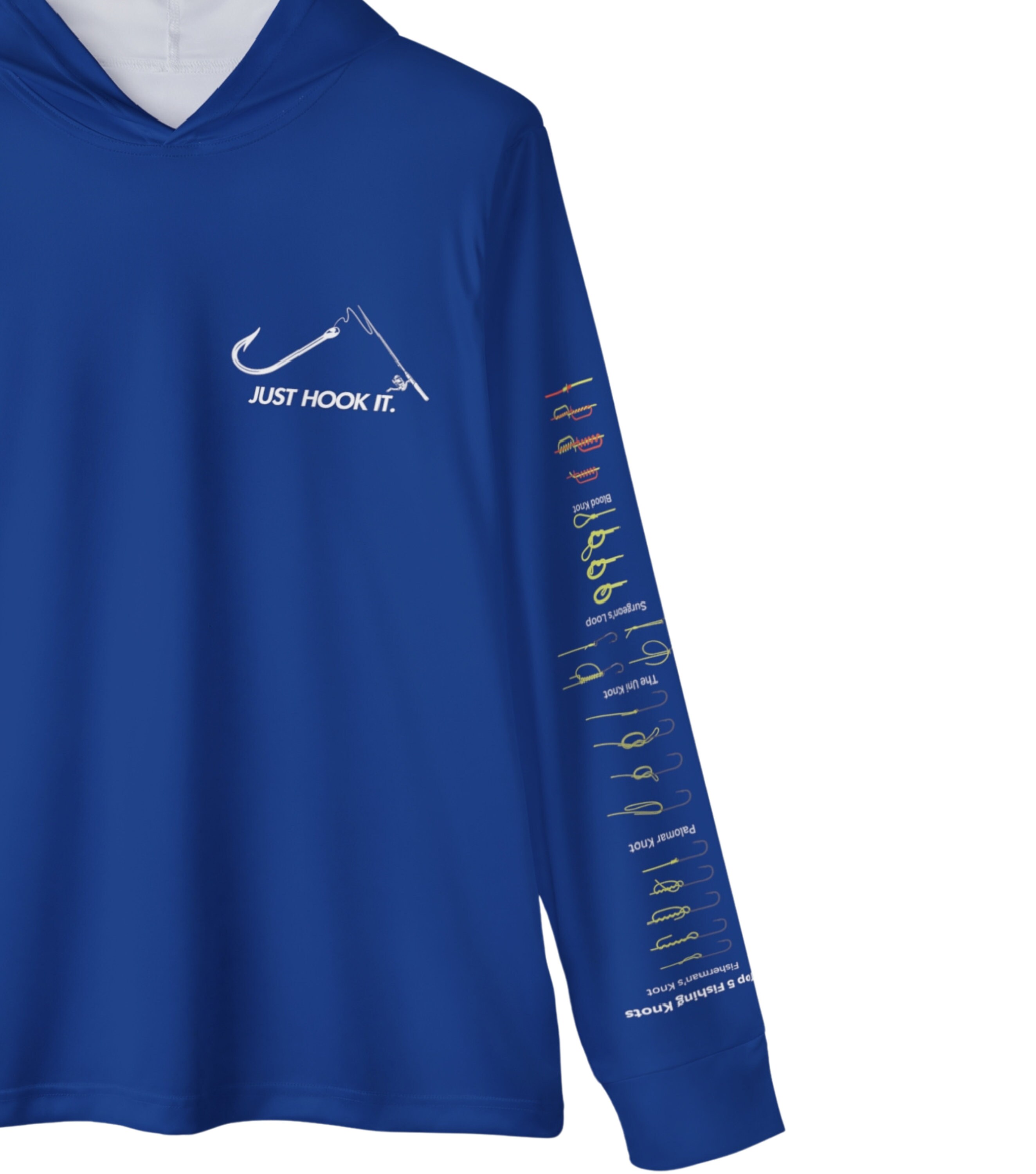 Fishing Shirt With Fish Ruler to Measure Fish and Top Knots Guide ...