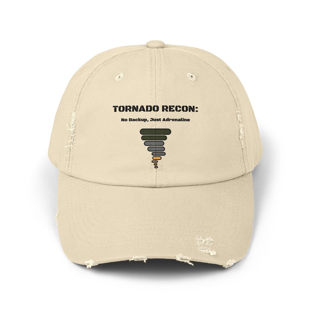 Tornado Recon Distressed Cap - Unisex Baseball Hat - Storm Chaser ...