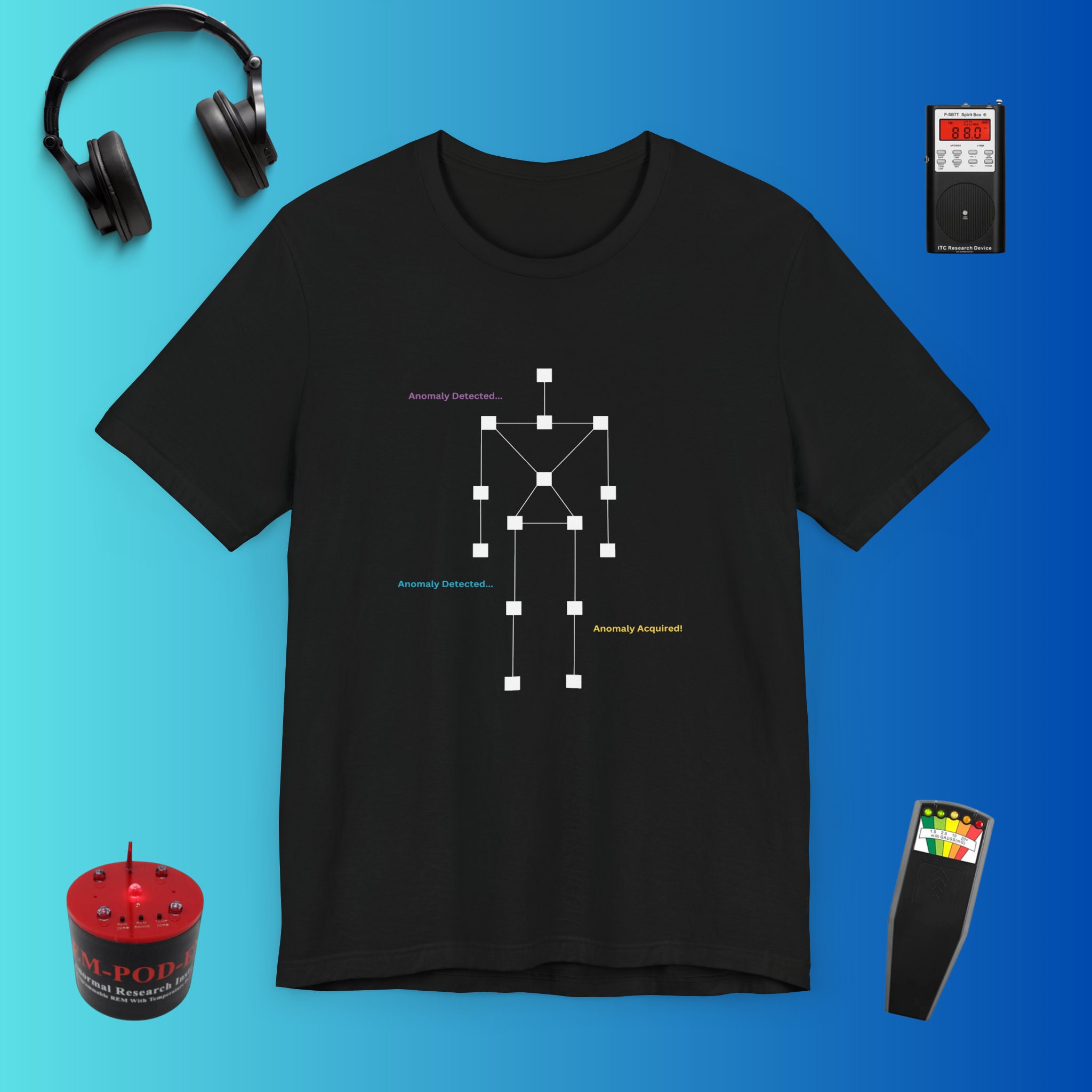 SLS Anomaly Detected T-shirt: Ghost Hunting Attire for Fans of Ghost ...