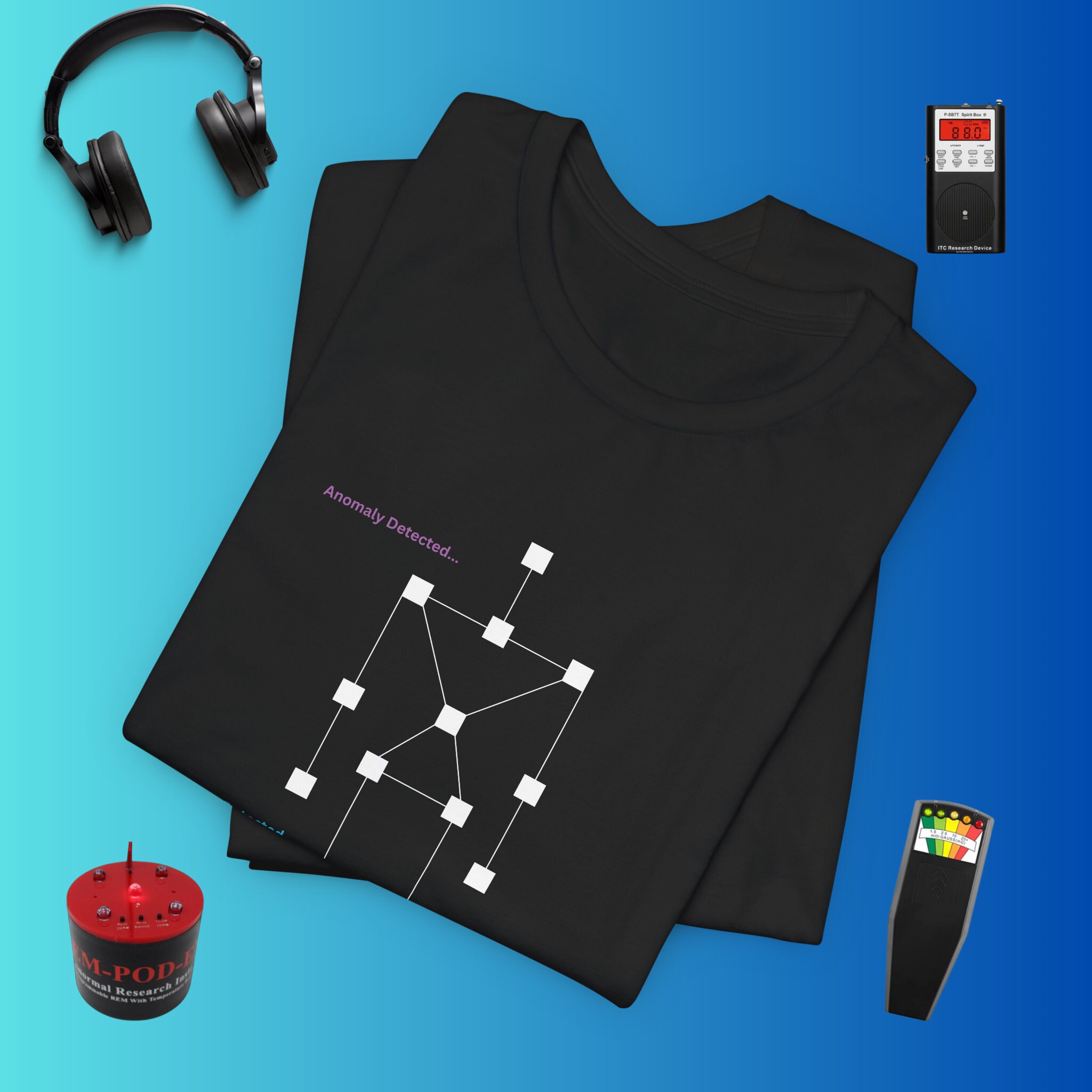 SLS Anomaly Detected T-shirt: Ghost Hunting Attire for Fans of Ghost ...