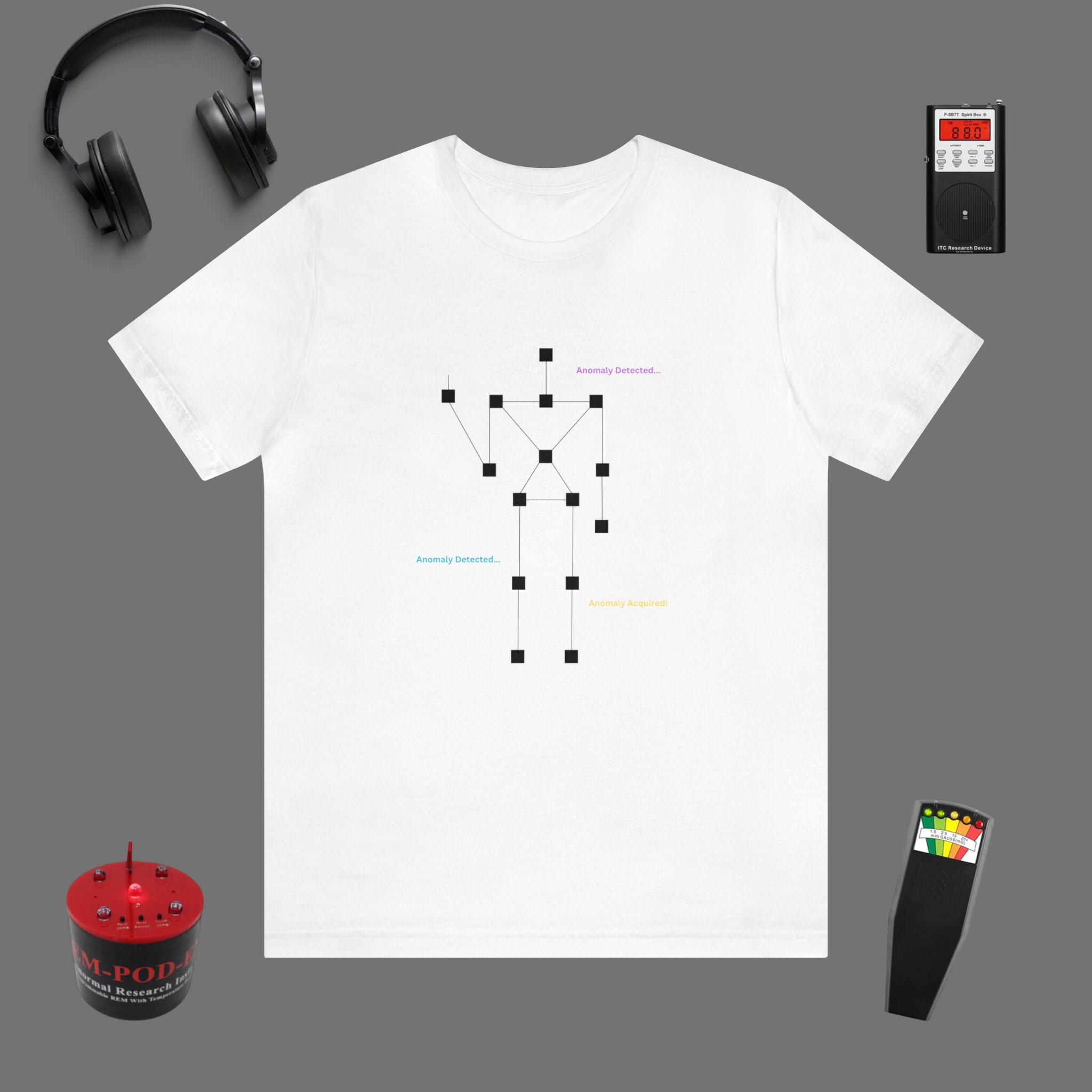 SLS Anomaly Detected Middle Finger T-shirt: Ghost Hunting Attire for ...