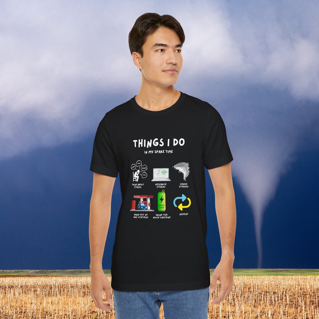 Weather Storm Chaser T-shirt for Meteorologists, Skywarn Spotters ...
