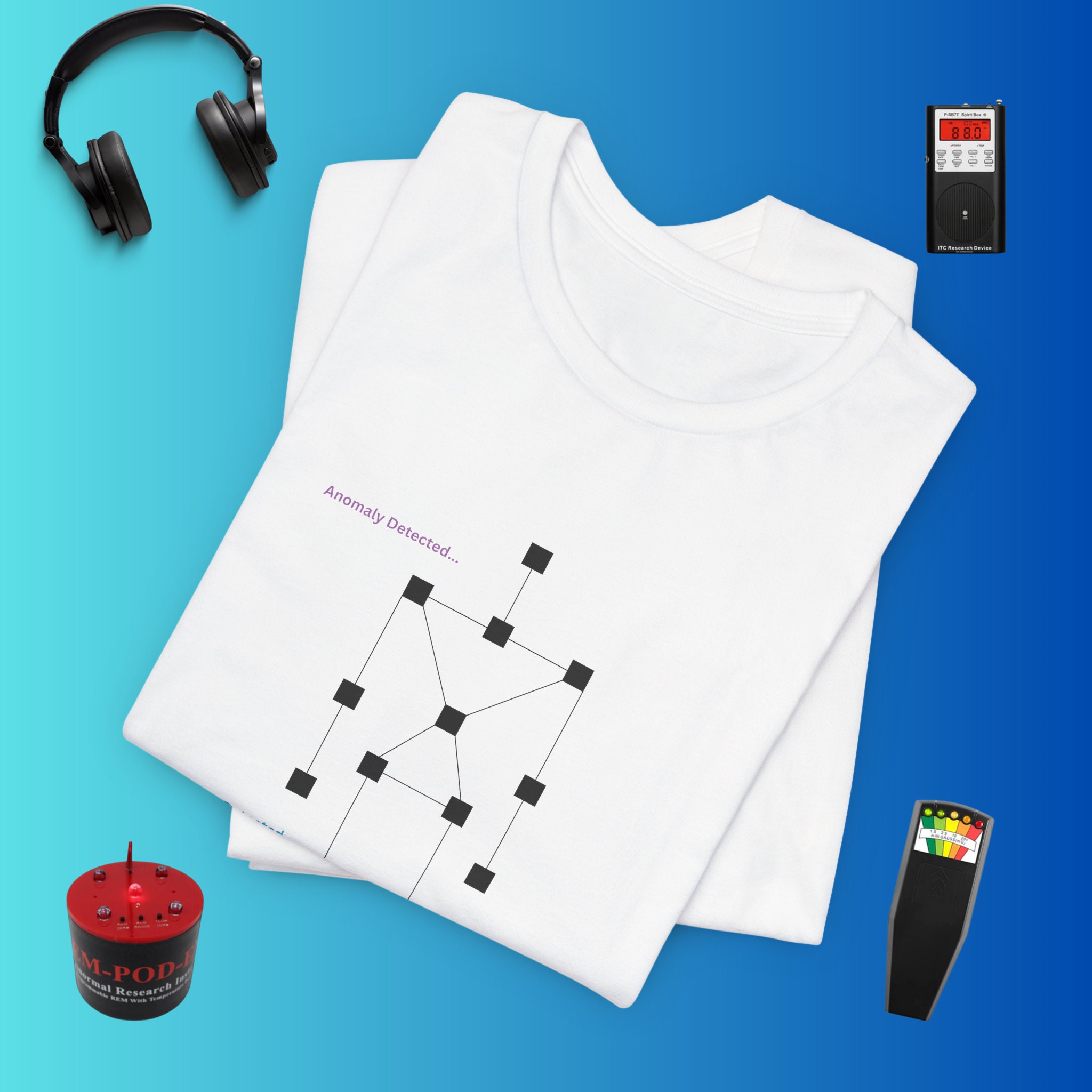 SLS Anomaly Detected T-shirt: Ghost Hunting Attire for Fans of Ghost ...