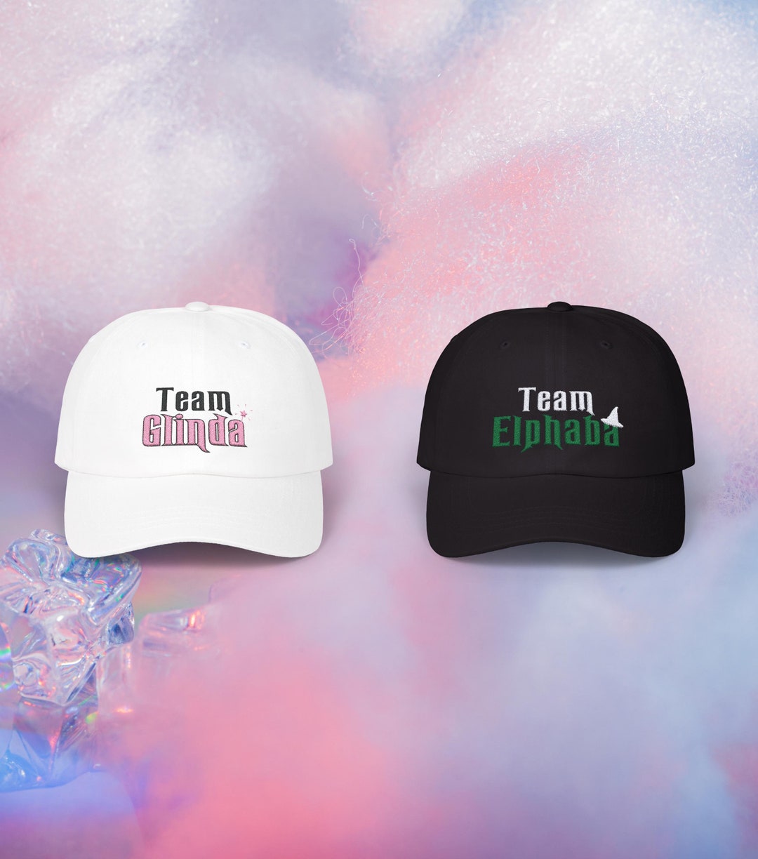 Team Elphaba and Glinda Unisex Hat, Wicked Musical Inspired Cap, Gift ...