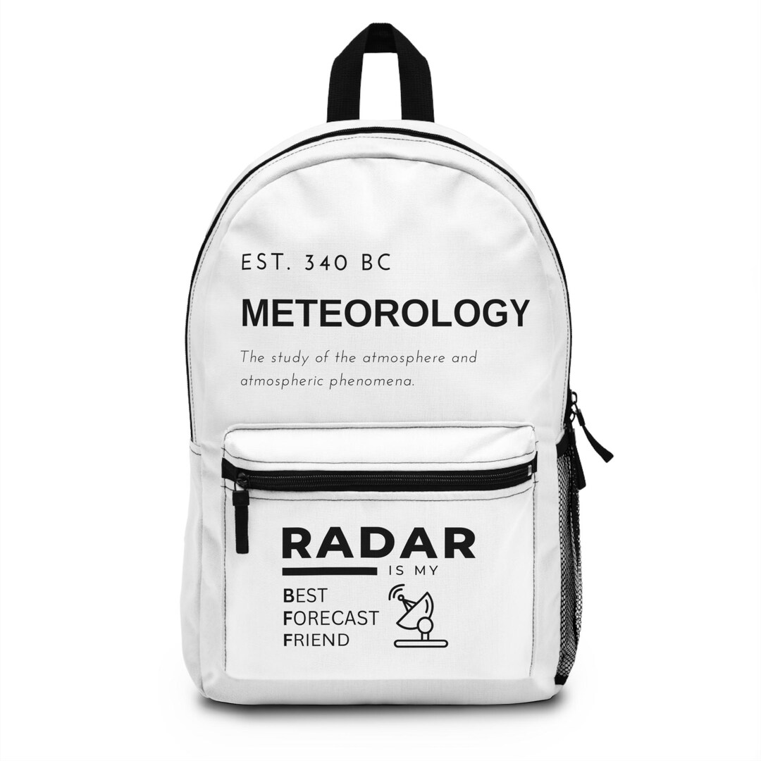 Meteorology Radar Backpack: Storm Chaser Student Gift - Etsy