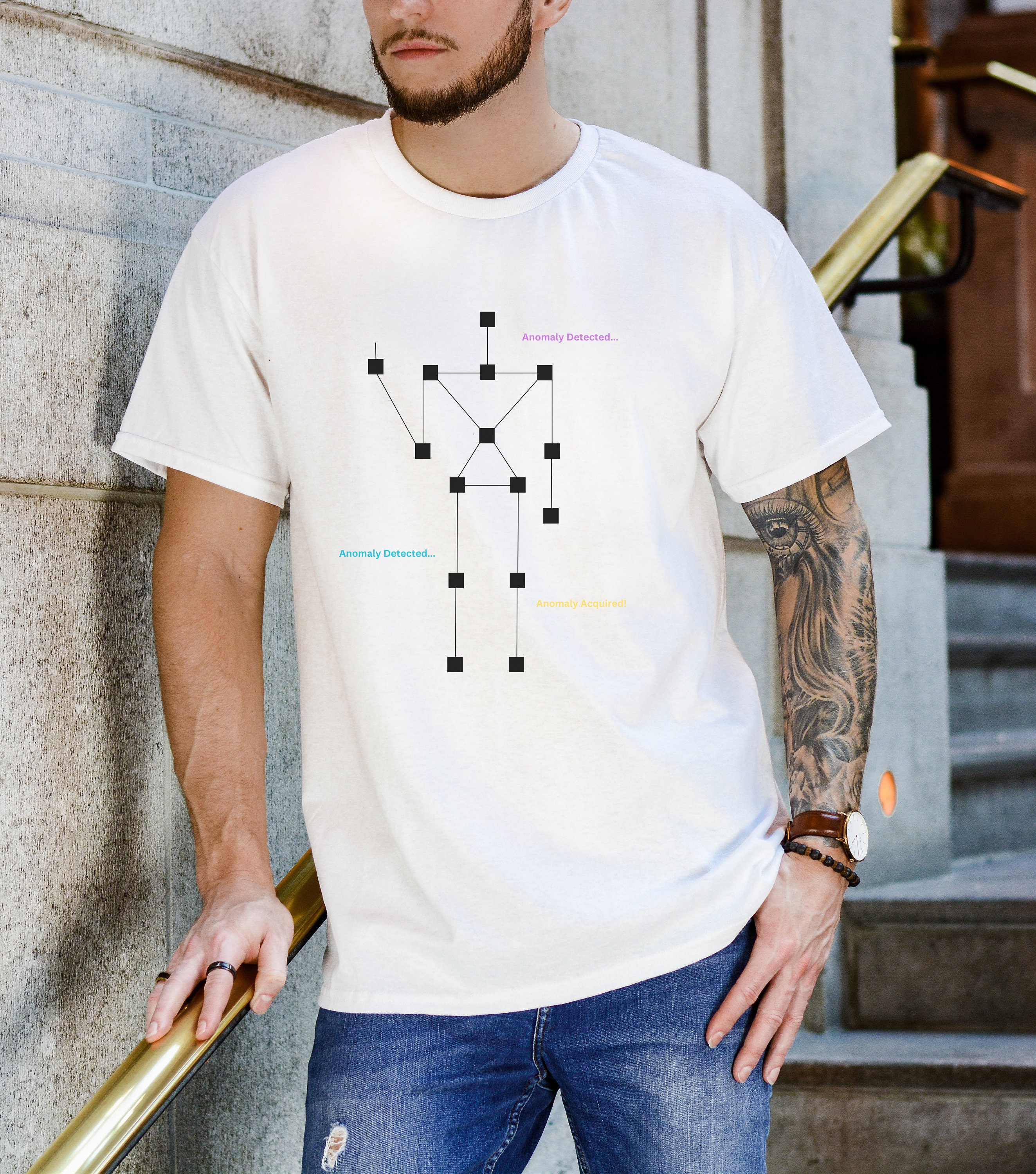 SLS Anomaly Detected Middle Finger T Shirt Ghost Hunting Tee Paranormal ...