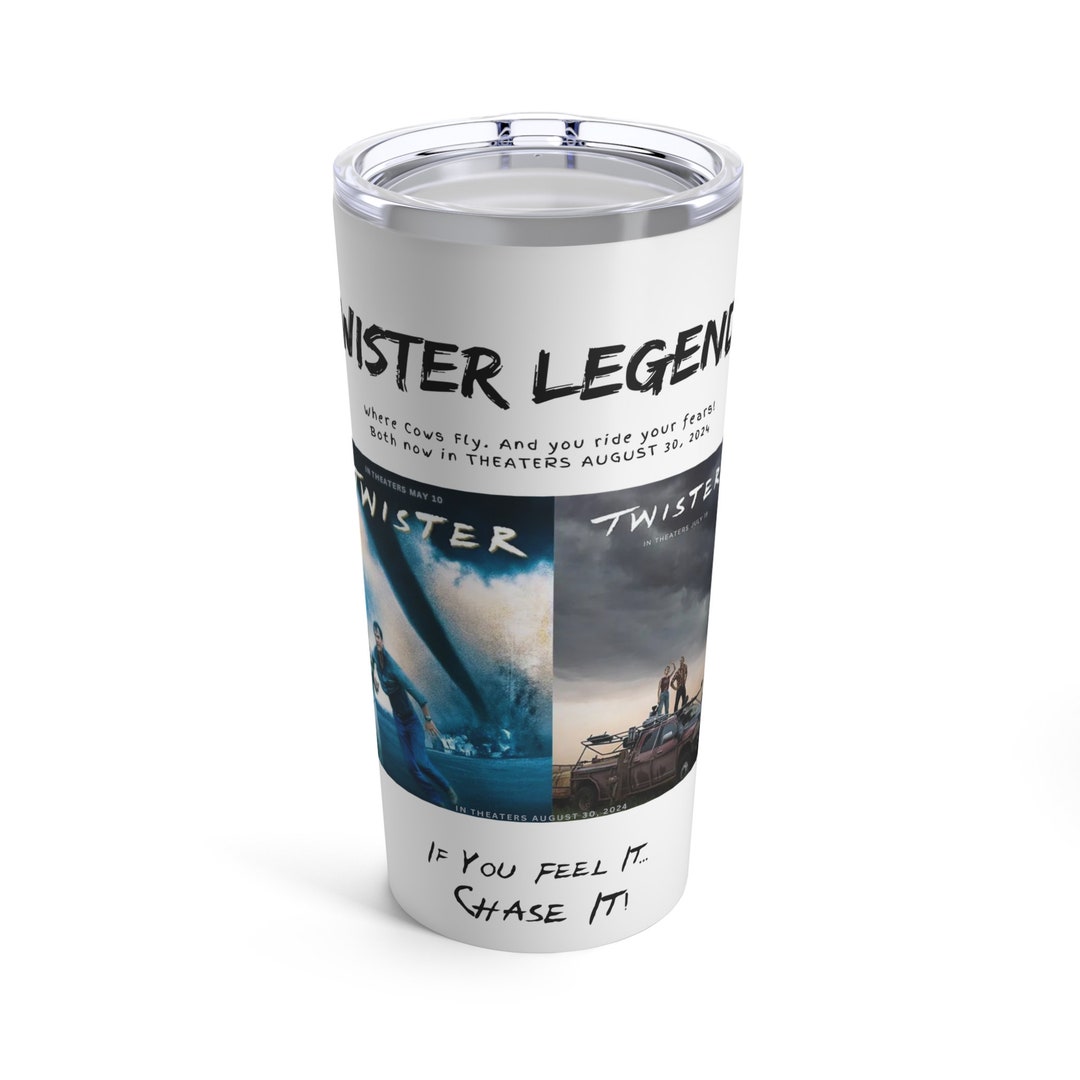 Twister Movie Legends Tumbler for Storm Chasers, Weather Lovers and ...