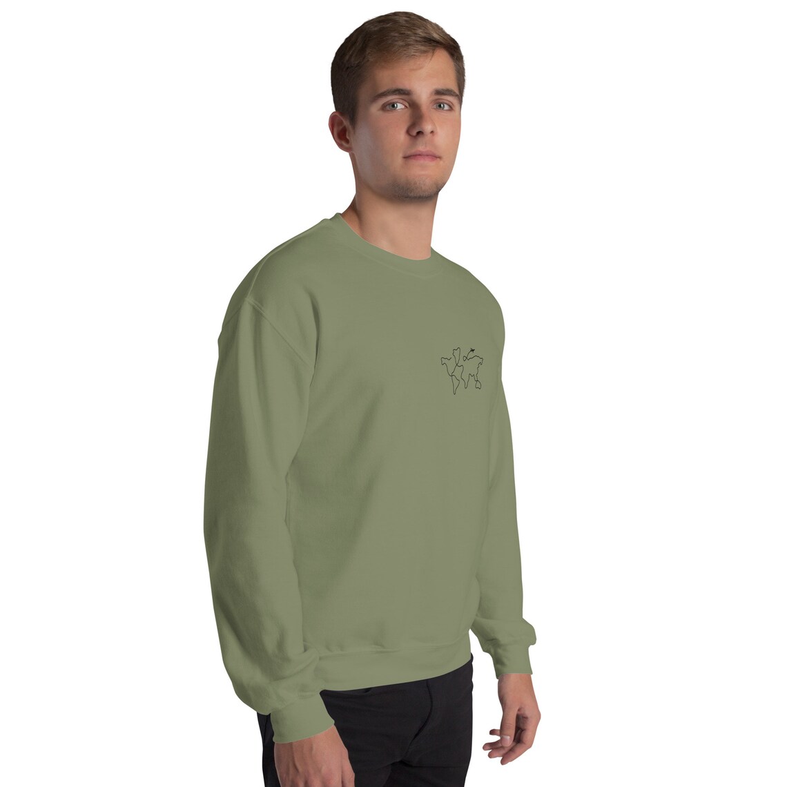 WORLD MAP Unisex Sweatshirt, World Map Sweatshirt, World Map Hoodie ...
