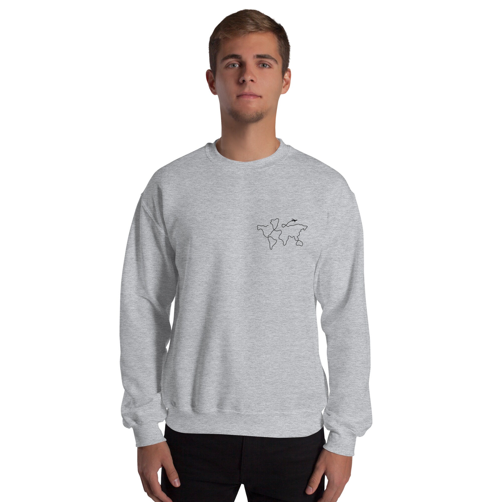 WORLD MAP Unisex Sweatshirt, World Map Sweatshirt, World Map Hoodie ...