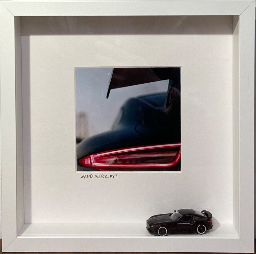 Mercedes SLS AMG, Showcase Frame, Artframe Frame, Gift 3D Object ...