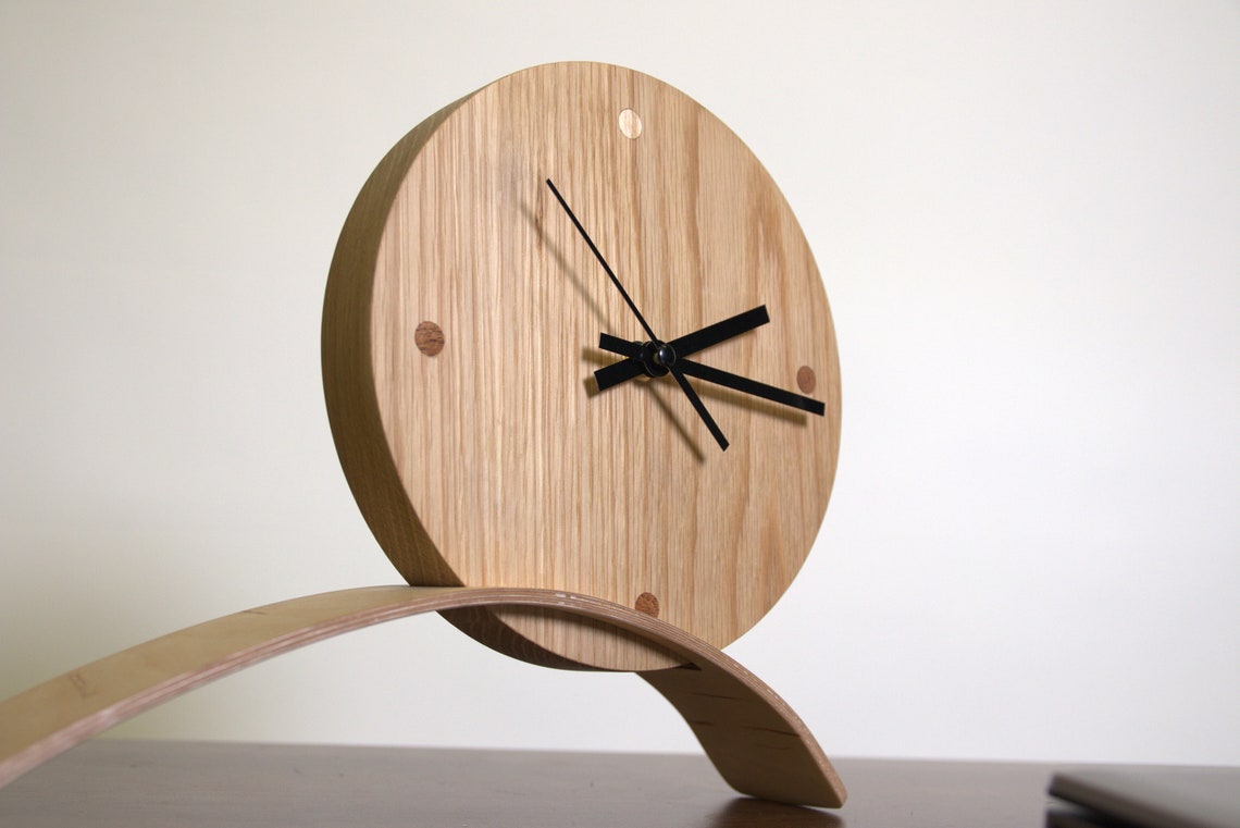 The Curve - Mordern/minimalist Desk Clock - Etsy