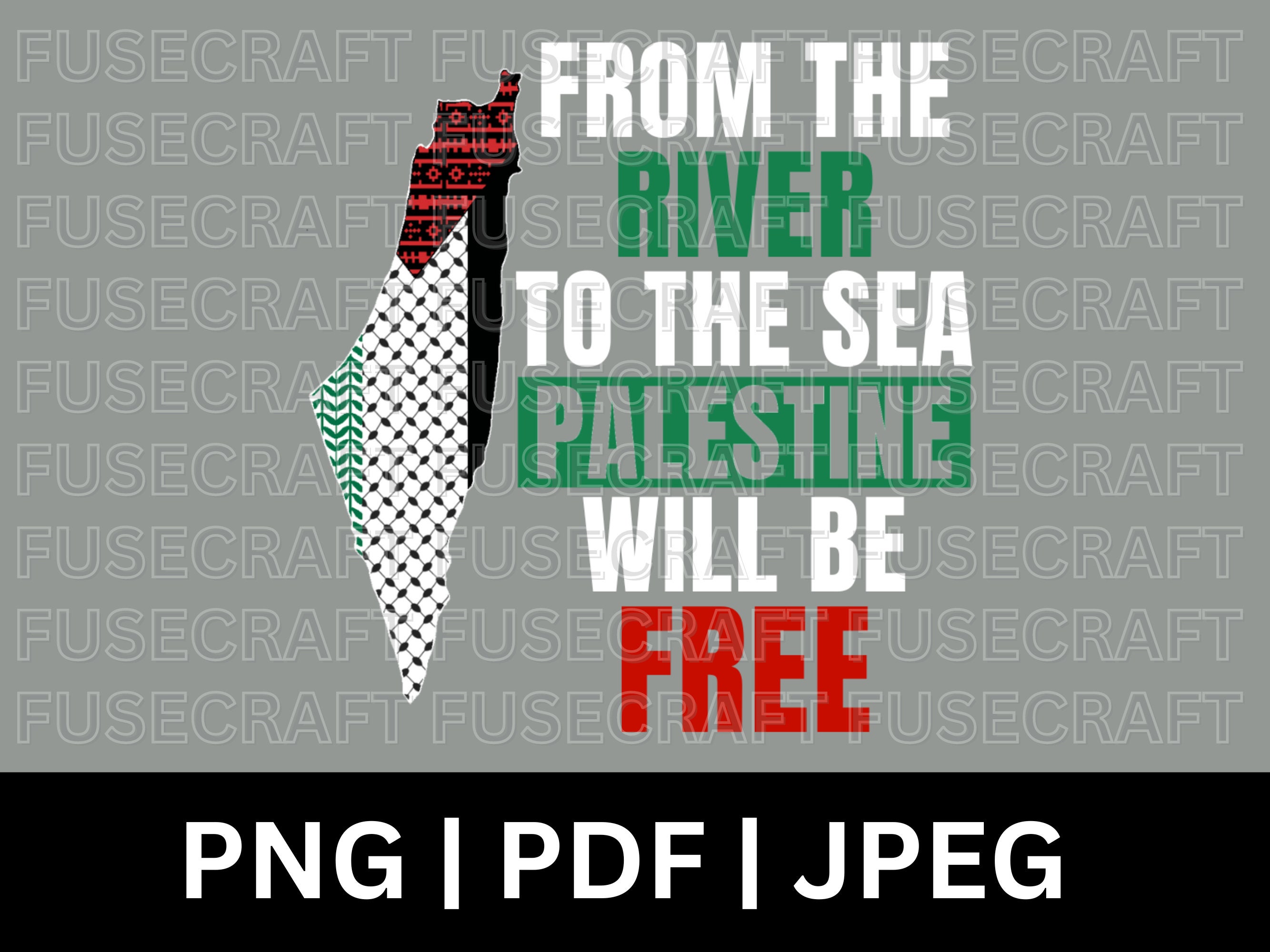 Palestinian Map, Palestine Monogram Sublimation Design SVG, Palestine ...