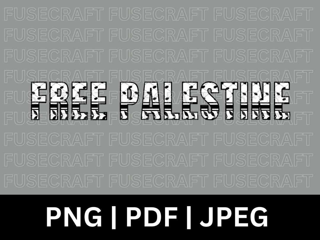 Free Palestinian Keffiyeh Map, Palestine Sublimation Design SVG ...