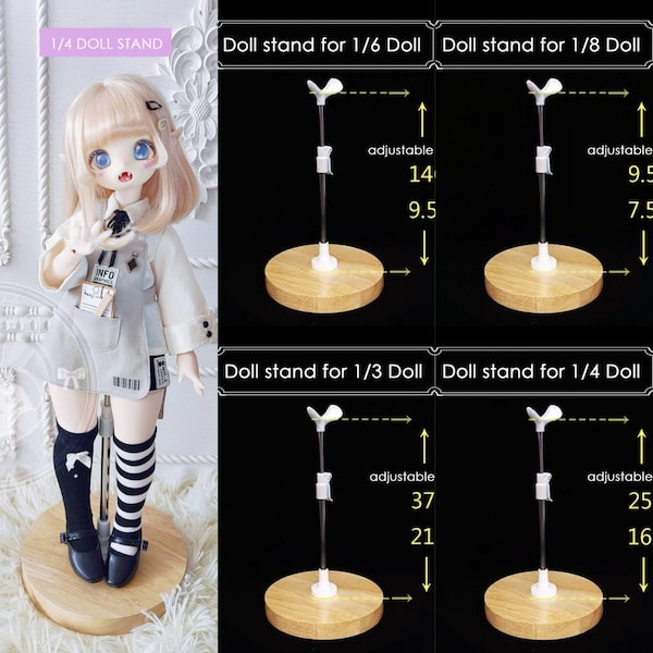 Wood Doll Stands - Etsy