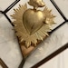 Gold Metal Sacred Heart - Etsy
