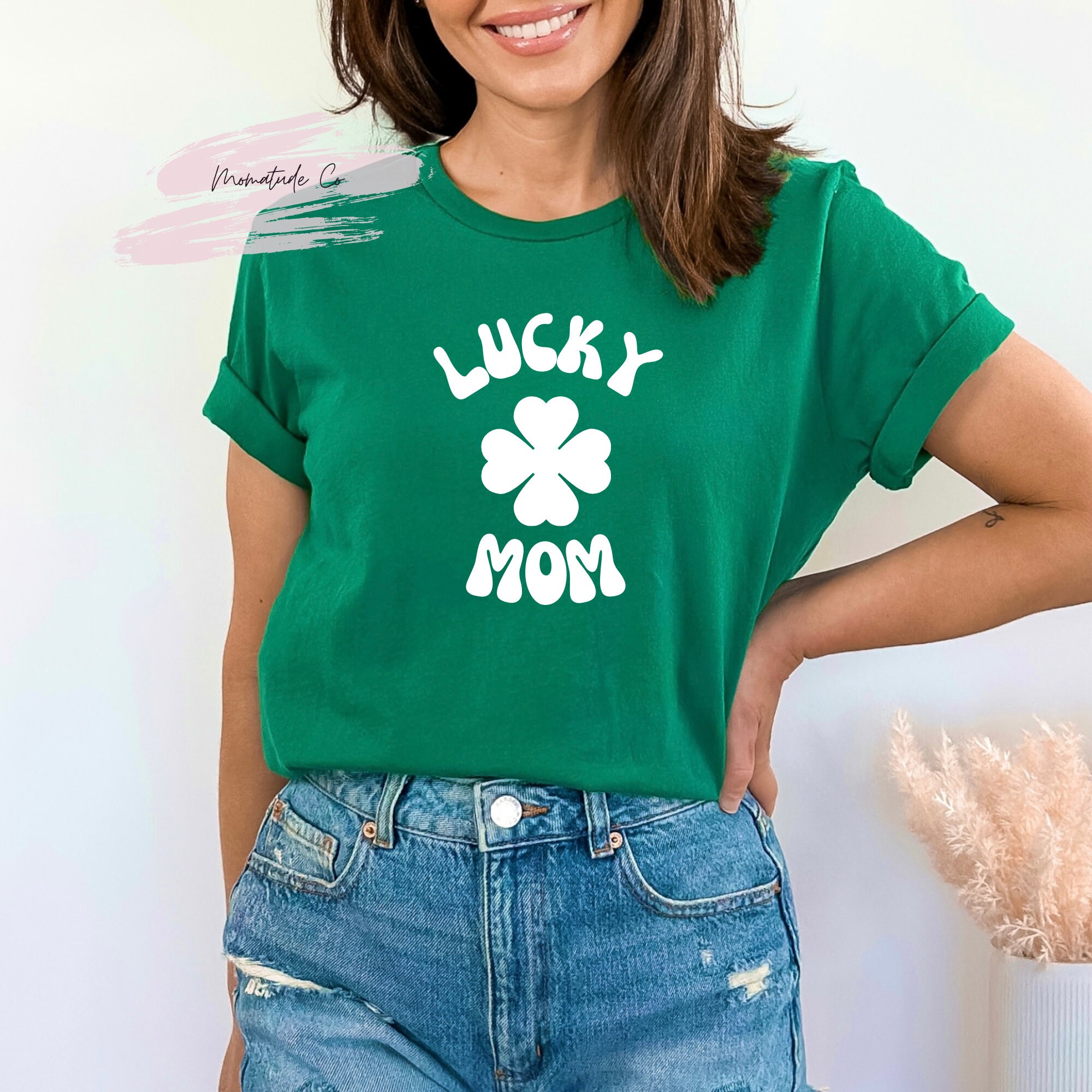 Lucky Mom SVG PNG, Holiday Svg, Clover Svg, St Patricks Day Svg, Mom ...