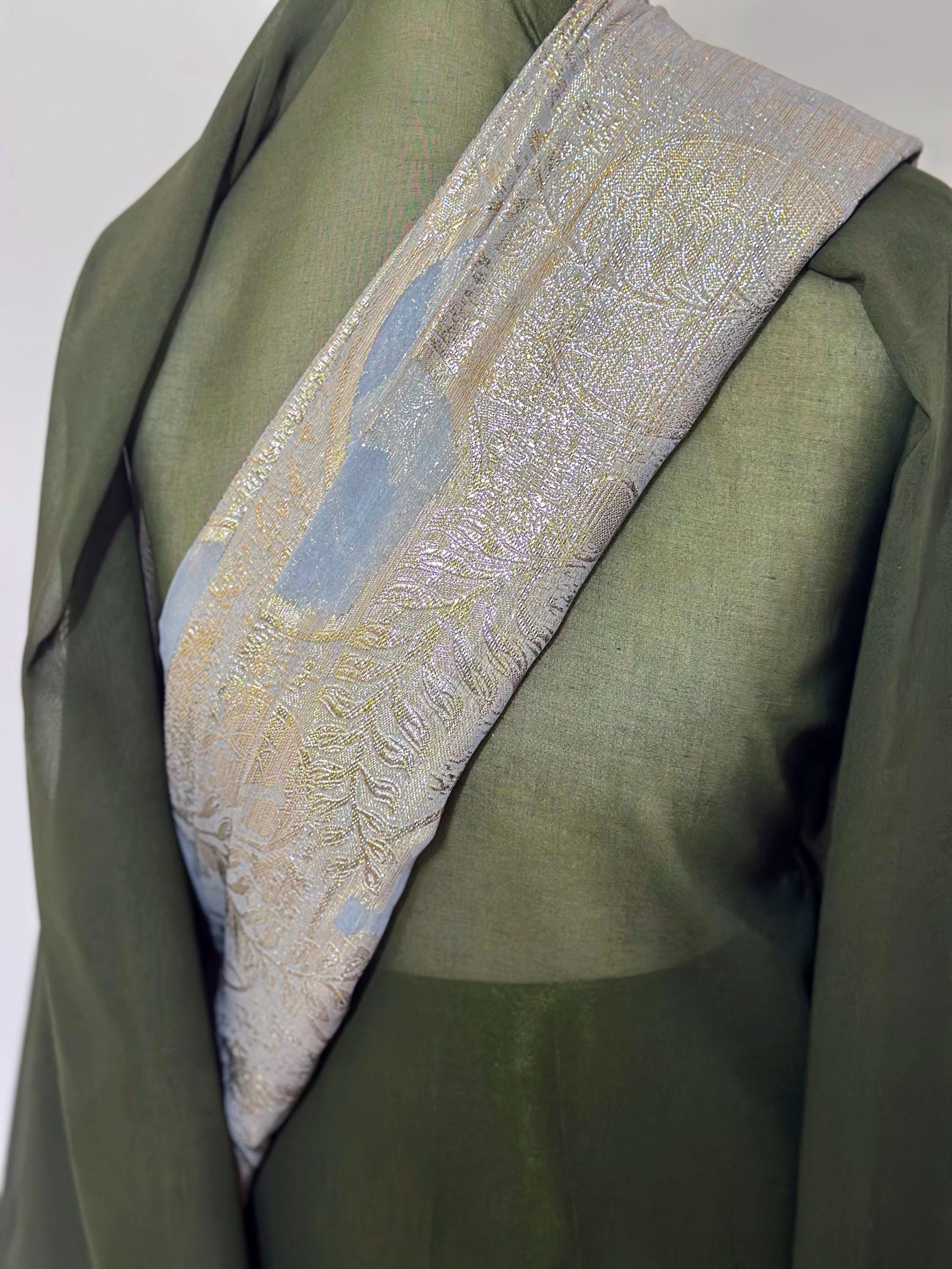 Somali Dirac | Wedding Attire | Cultural Dress - 3pcs Green & Grey ...