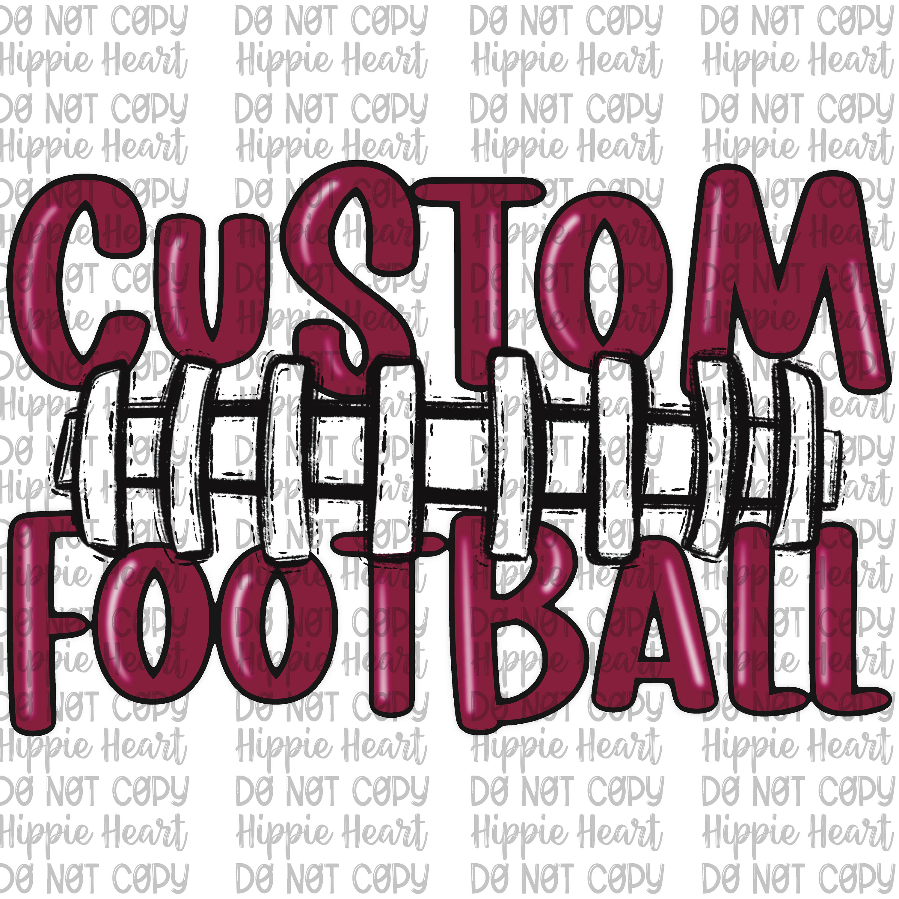Custom Football Team Png, Custom Team Mascot Png, Custom Football ...