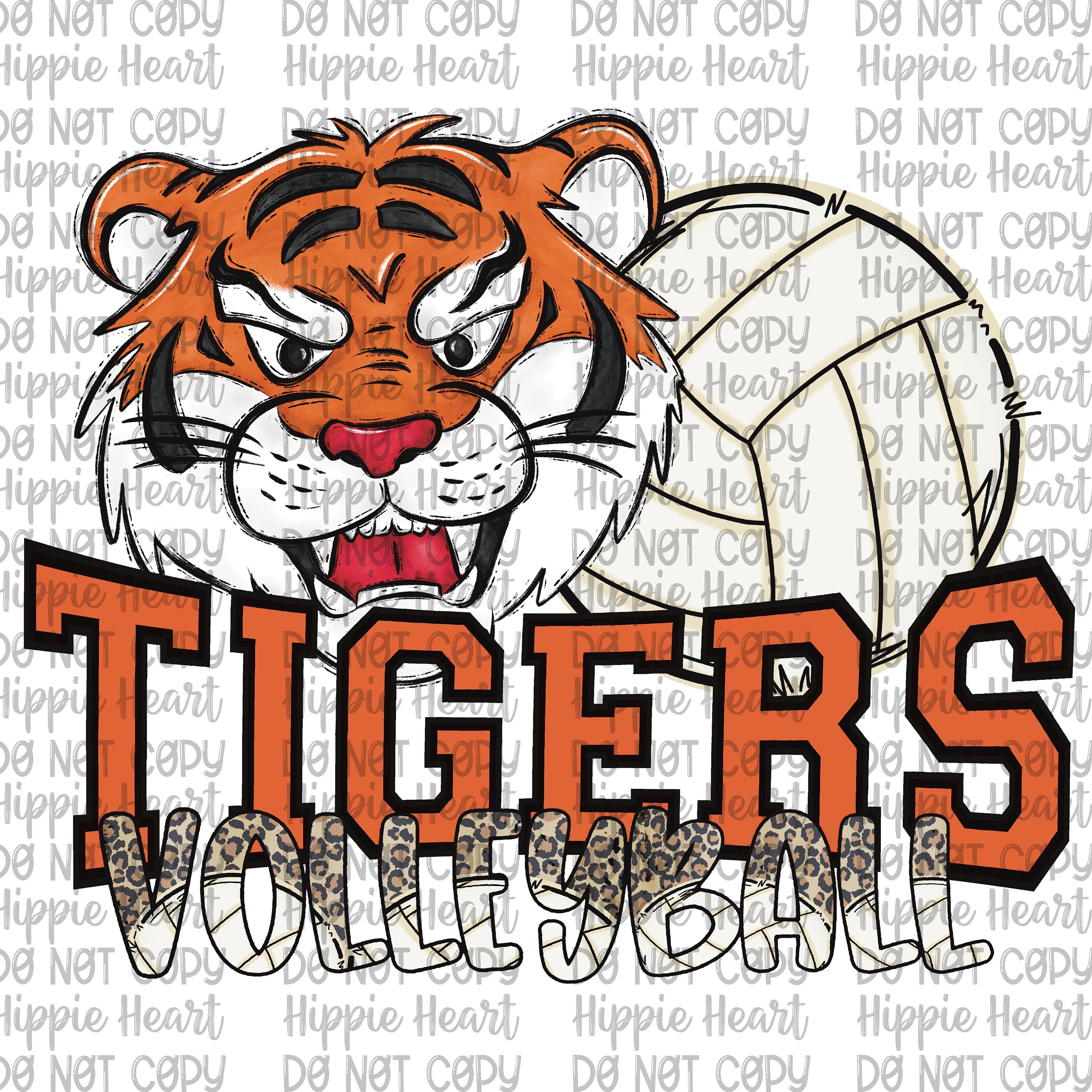 Tigers Volleyball Png, Volleyball Png, Tigers Mascot Png, Volleyball ...