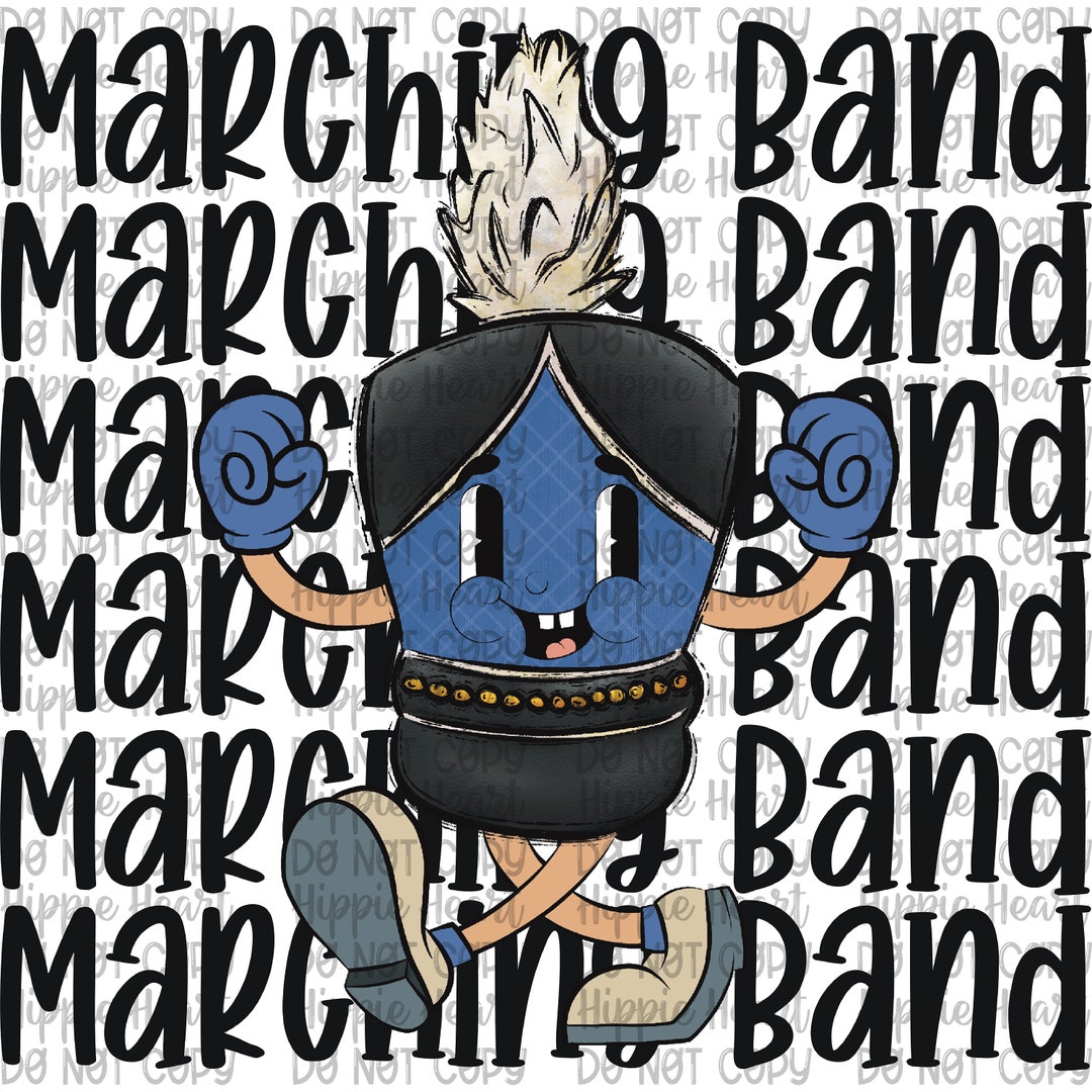 Marching Band Png, Marching Band Designs, Marching Band Mascot, Custom ...