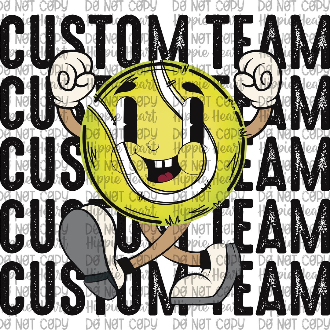 Custom Tennis Png, Tennis Team Png, School Mascot Png, Custom Tennis ...