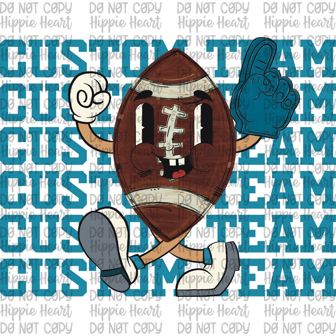Custom Football Team Png, Custom Team Mascot Png, Custom Football ...