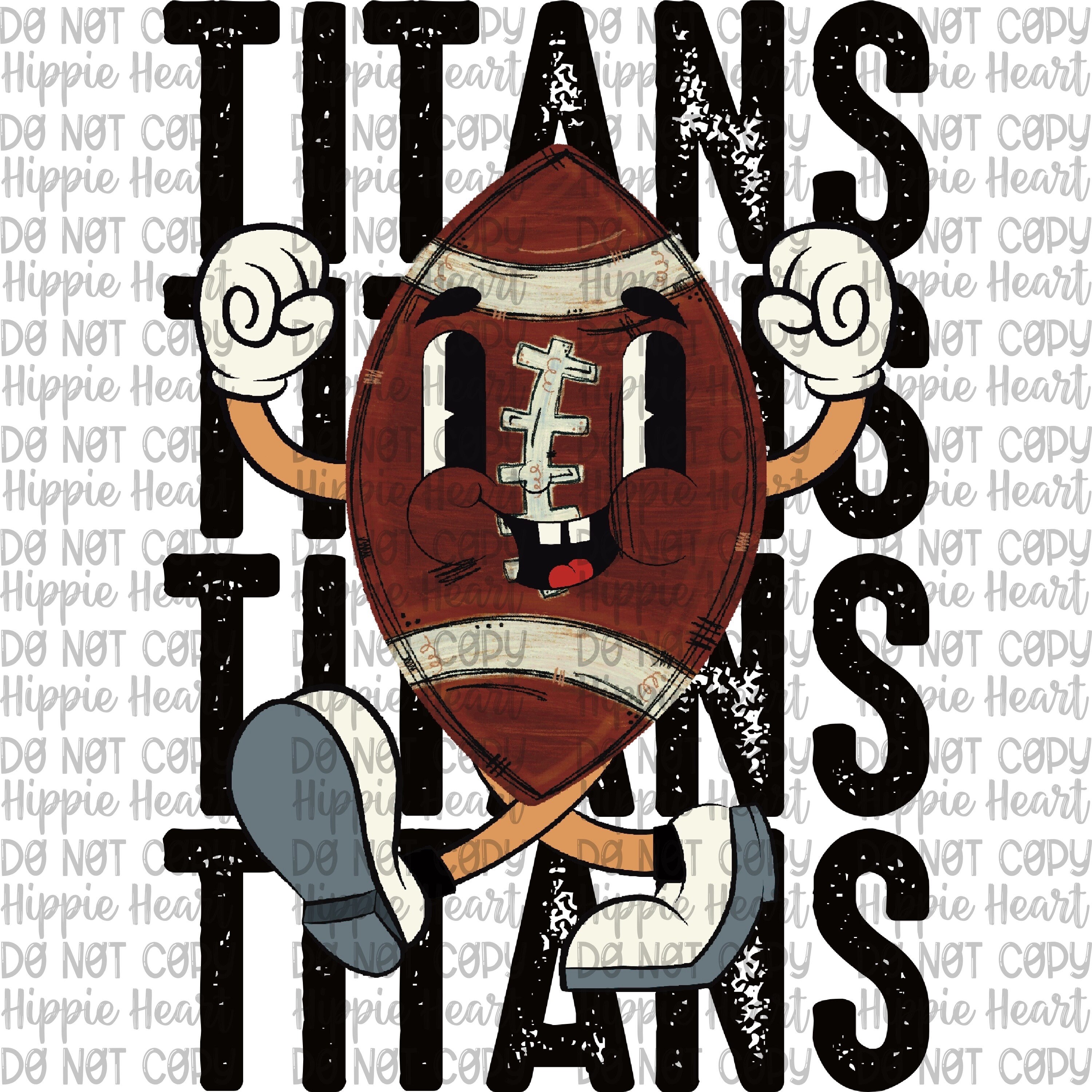 Titans Football Png, Titans Football, Titans Football Design, Retro ...