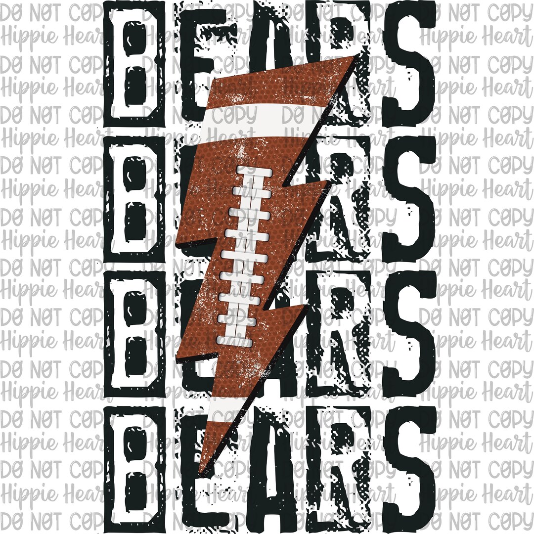 Bears Football Png, Bears Football, Bears Football Design, Retro ...