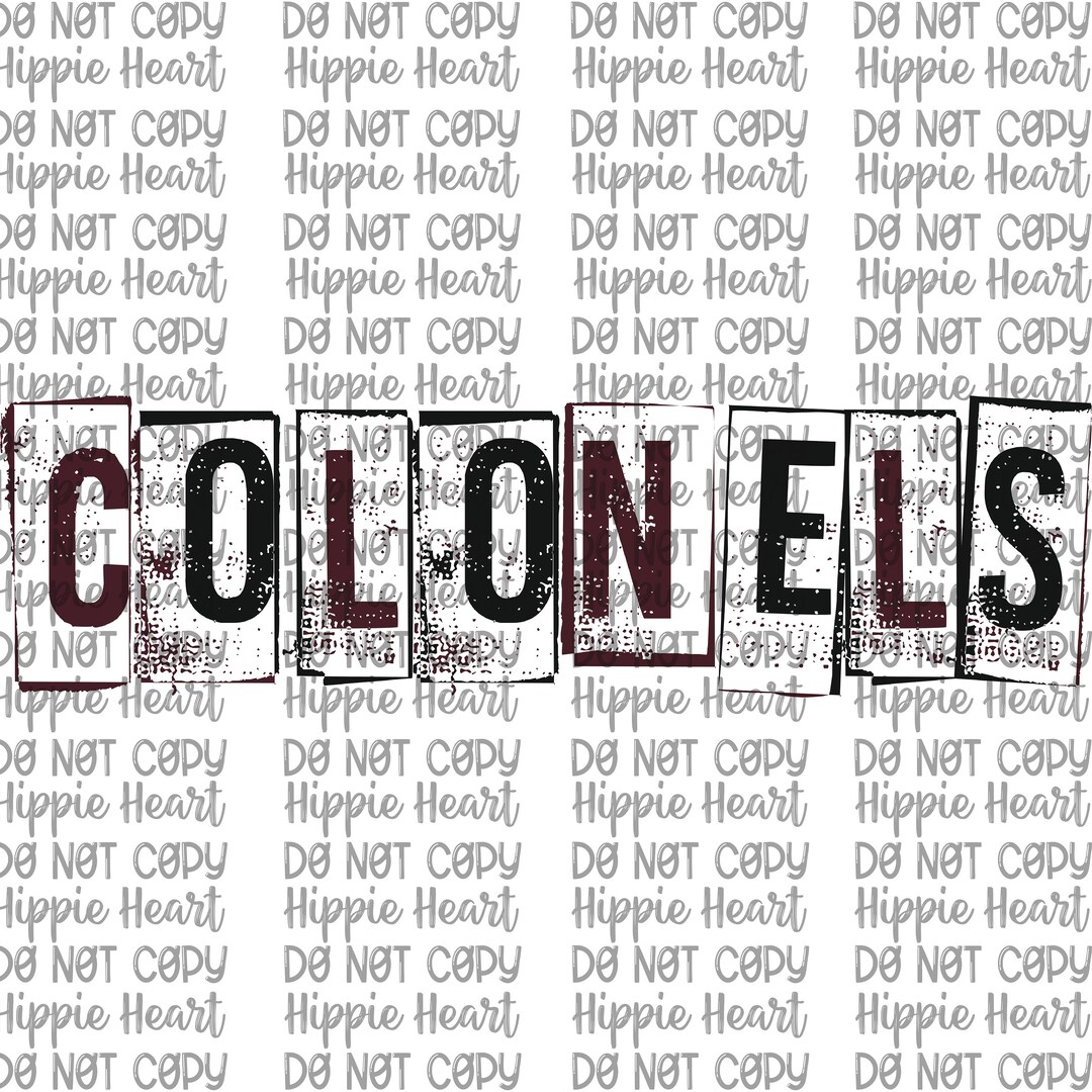 Colonels Png, Colonels Mascot Png, Colonels Mascot, Custom Mascot ...