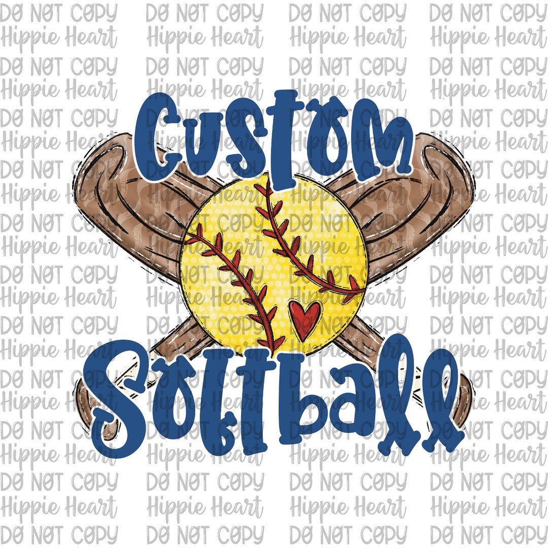 Custom Softball Png, Custom Team Png, Custom Softball Designs, Custom ...