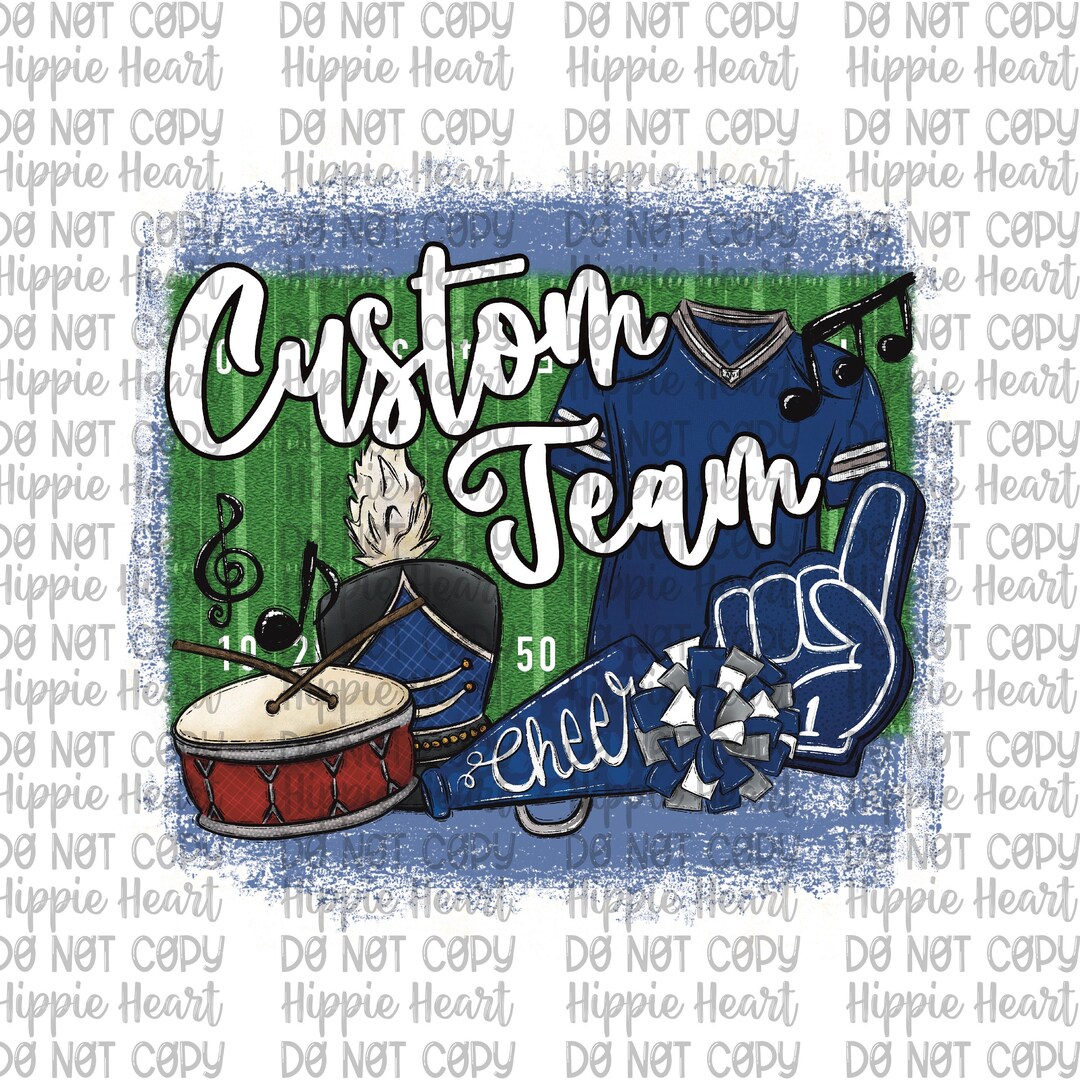 Custom Football Team Png, Custom Team Mascot Png, Custom Football ...