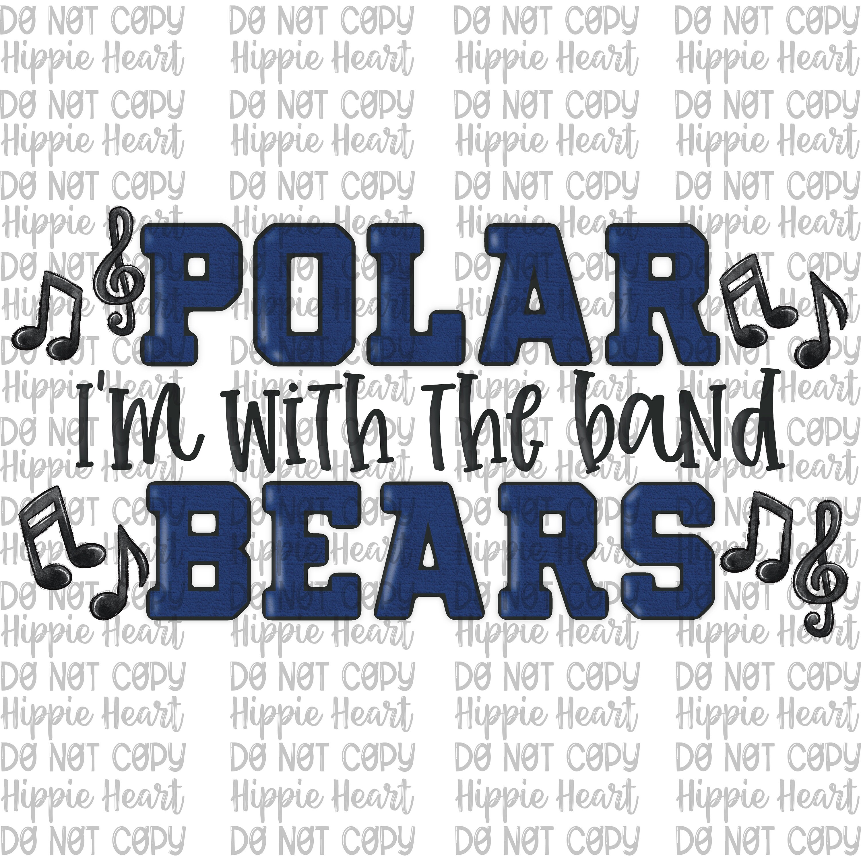 Polar Bears Png Im With the Band Polar Bears Designs Polar - Etsy