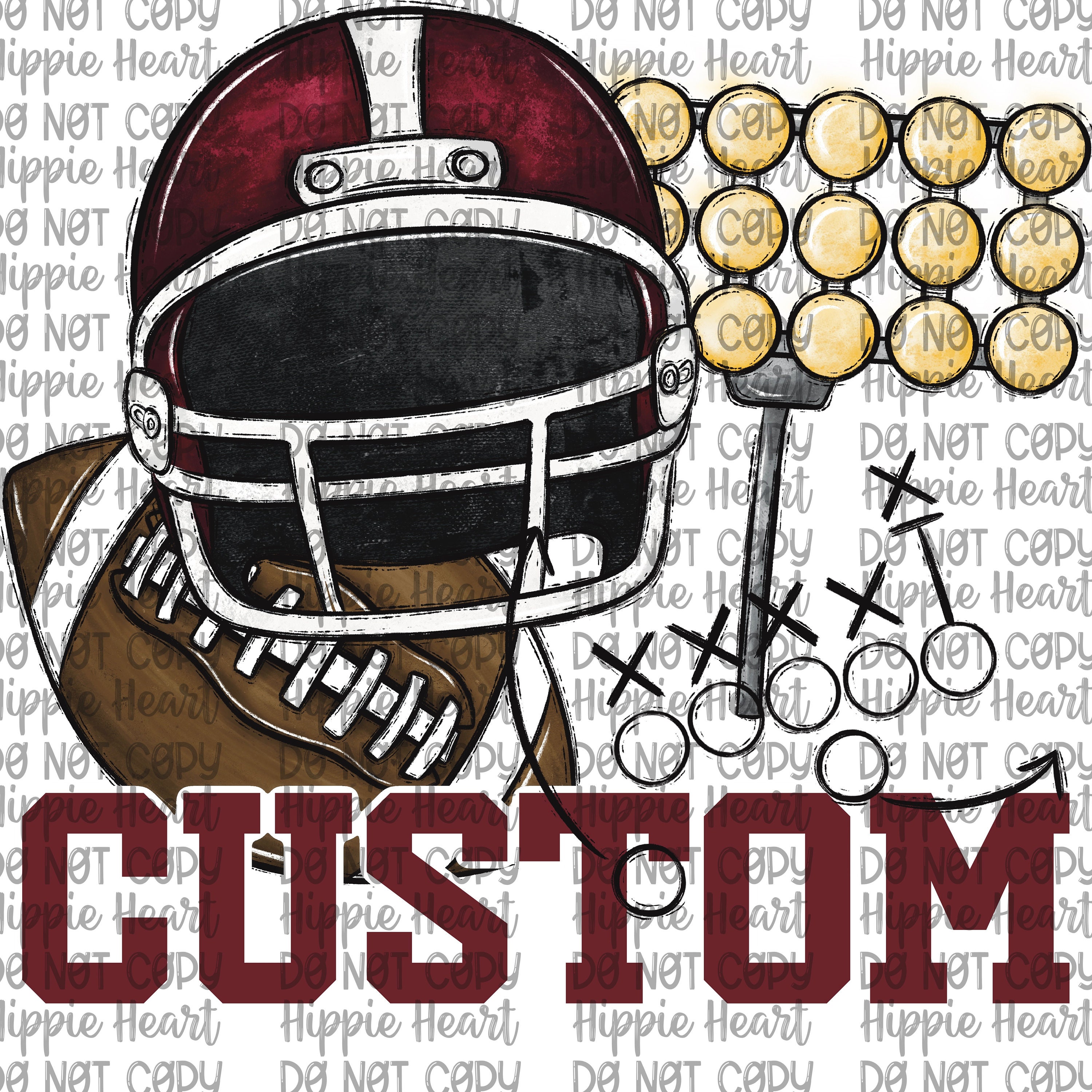 Custom Football Team Png, Custom Team Mascot Png, Custom Football ...