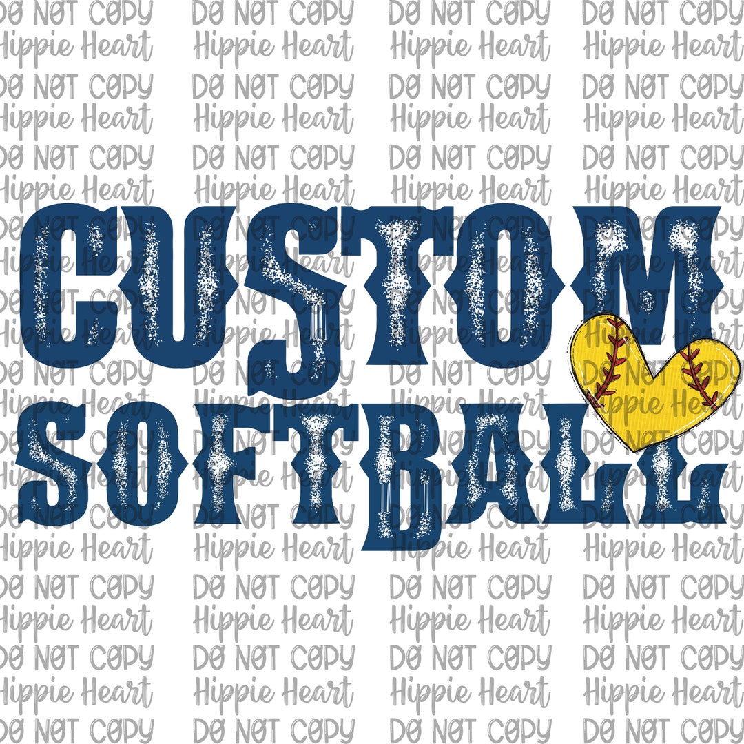 Custom Softball Png, Custom Team Png, Custom Softball Designs, Custom ...