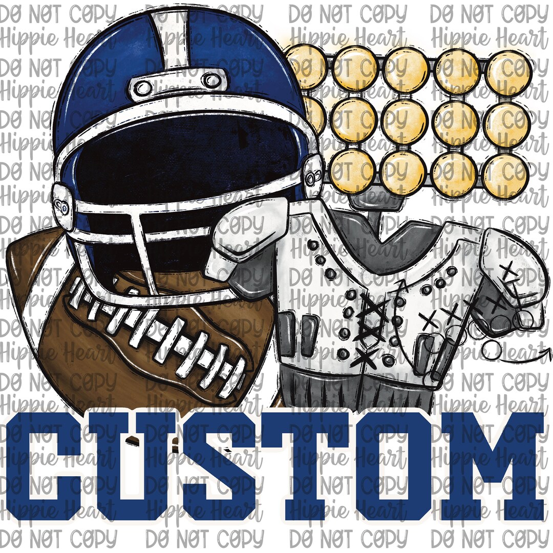 Custom Football Team Png, Custom Team Mascot Png, Custom Football ...