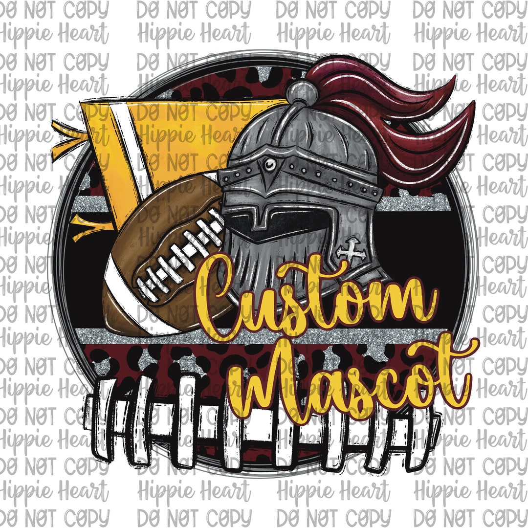 Custom Football Team Png, Custom Team Mascot Png, Custom Football ...