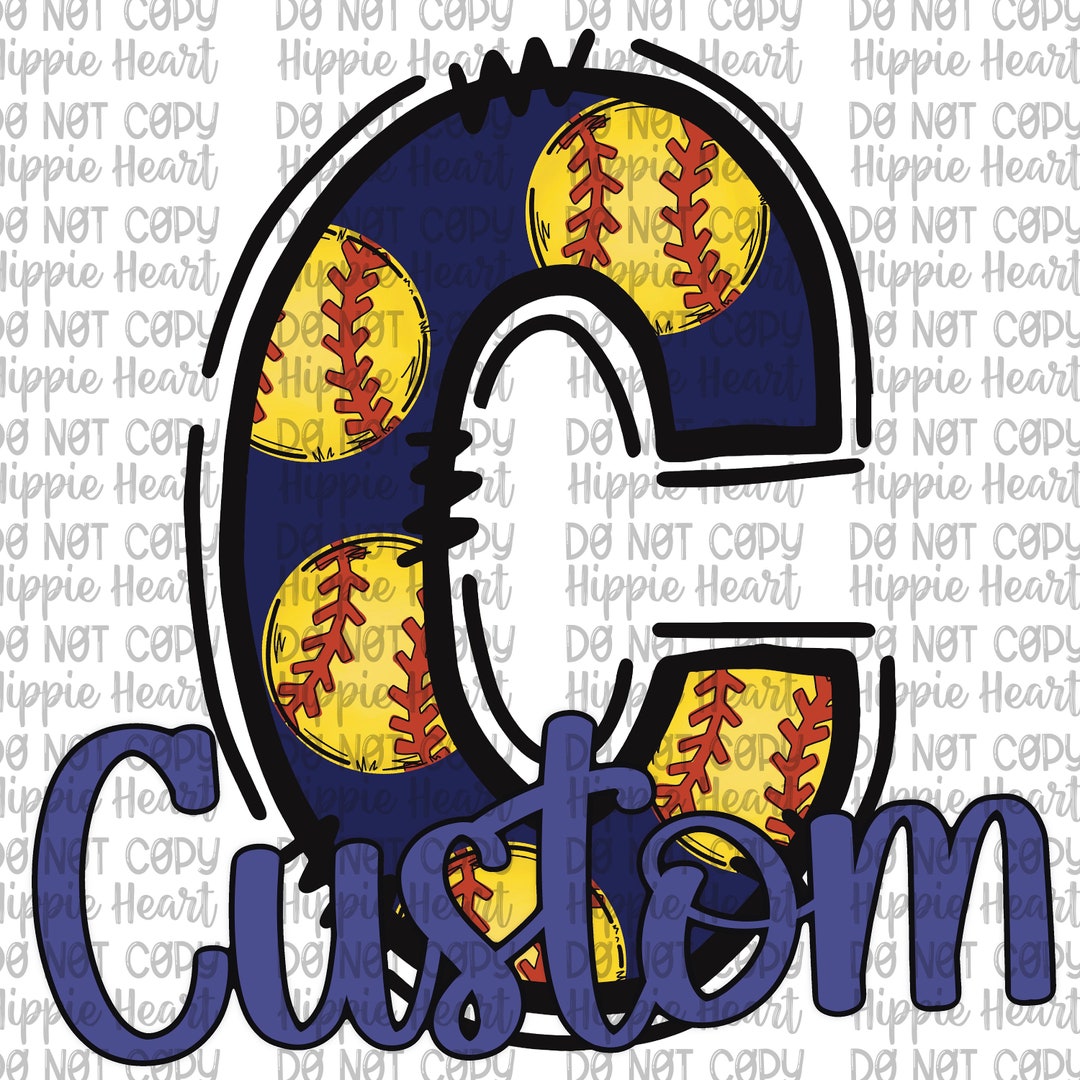 Custom Softball Png, Custom Team Png, Custom Softball Designs, Custom ...