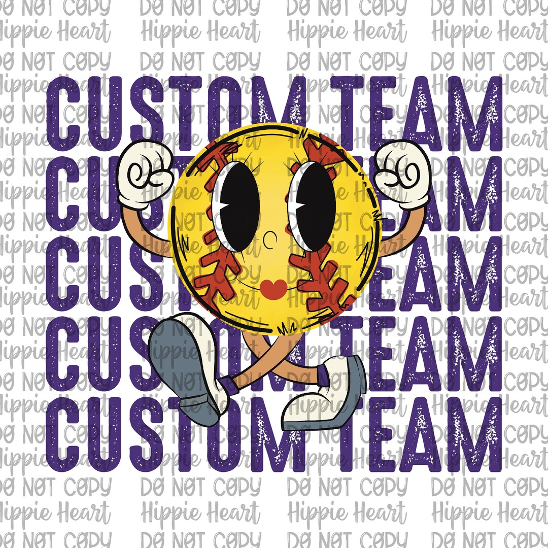 Custom Softball Png, Custom Team Png, Custom Softball Designs, Custom ...