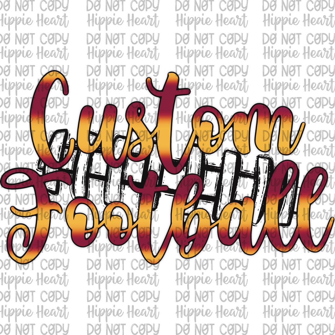 Custom Football Team Png, Custom Team Mascot Png, Custom Football ...