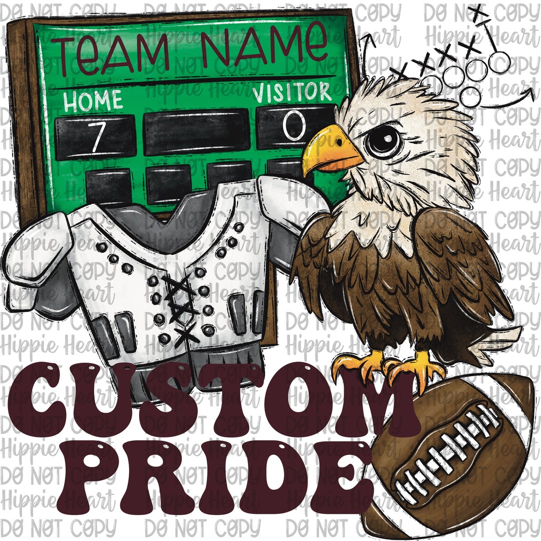 Custom Football Team Png, Custom Team Mascot Png, Custom Football ...