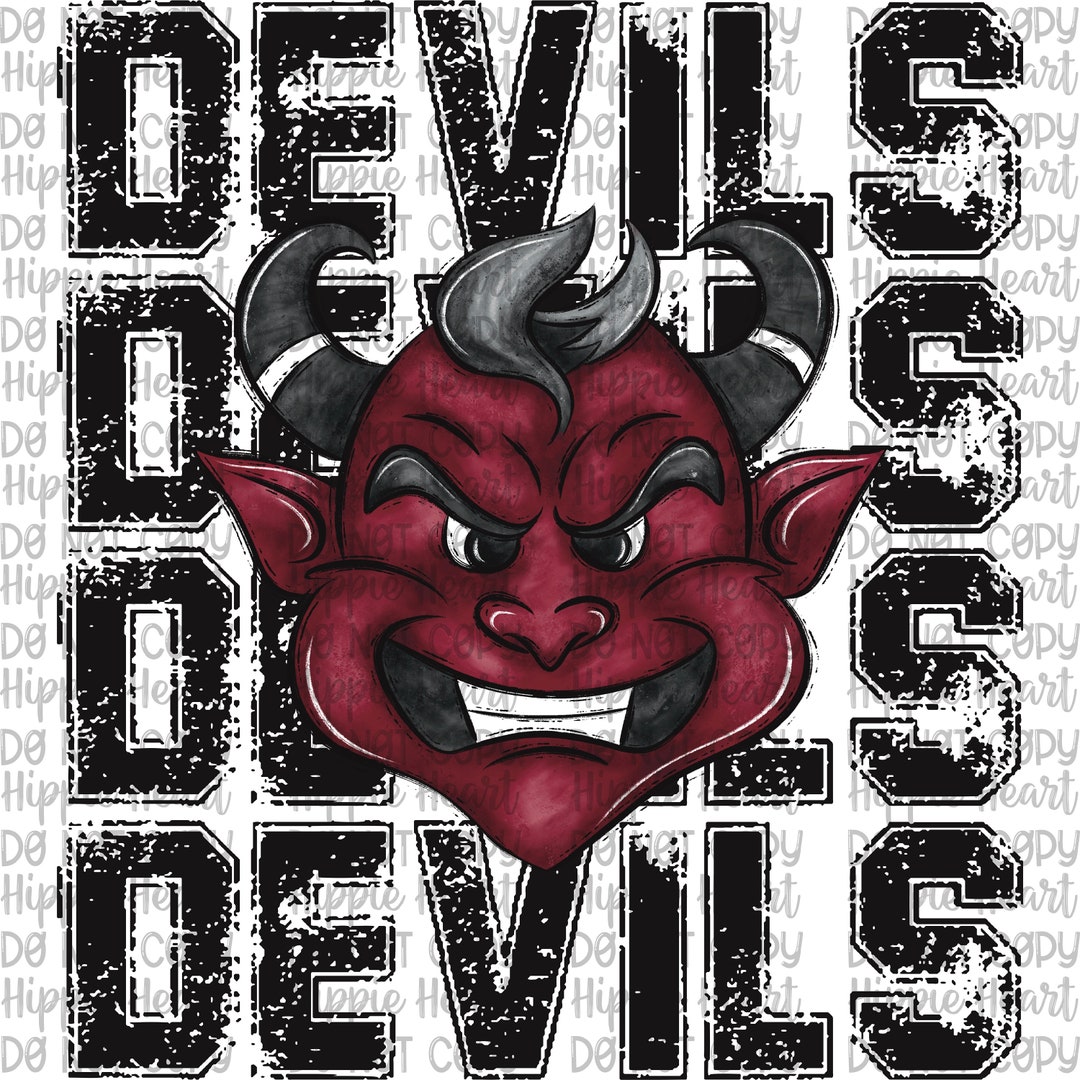 Devils Png, Devils Mascot Png, Devils Mascot, Custom Mascot, School ...